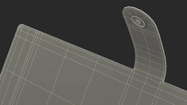 3D Plastic Paper Folder Open Black model - TurboSquid 1804882