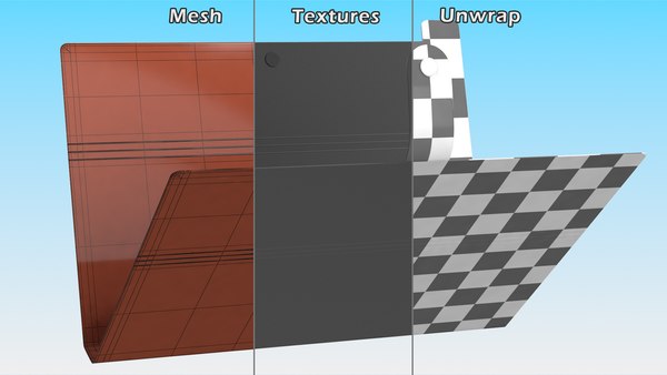 3D Plastic Paper Folder Open Black model - TurboSquid 1804882