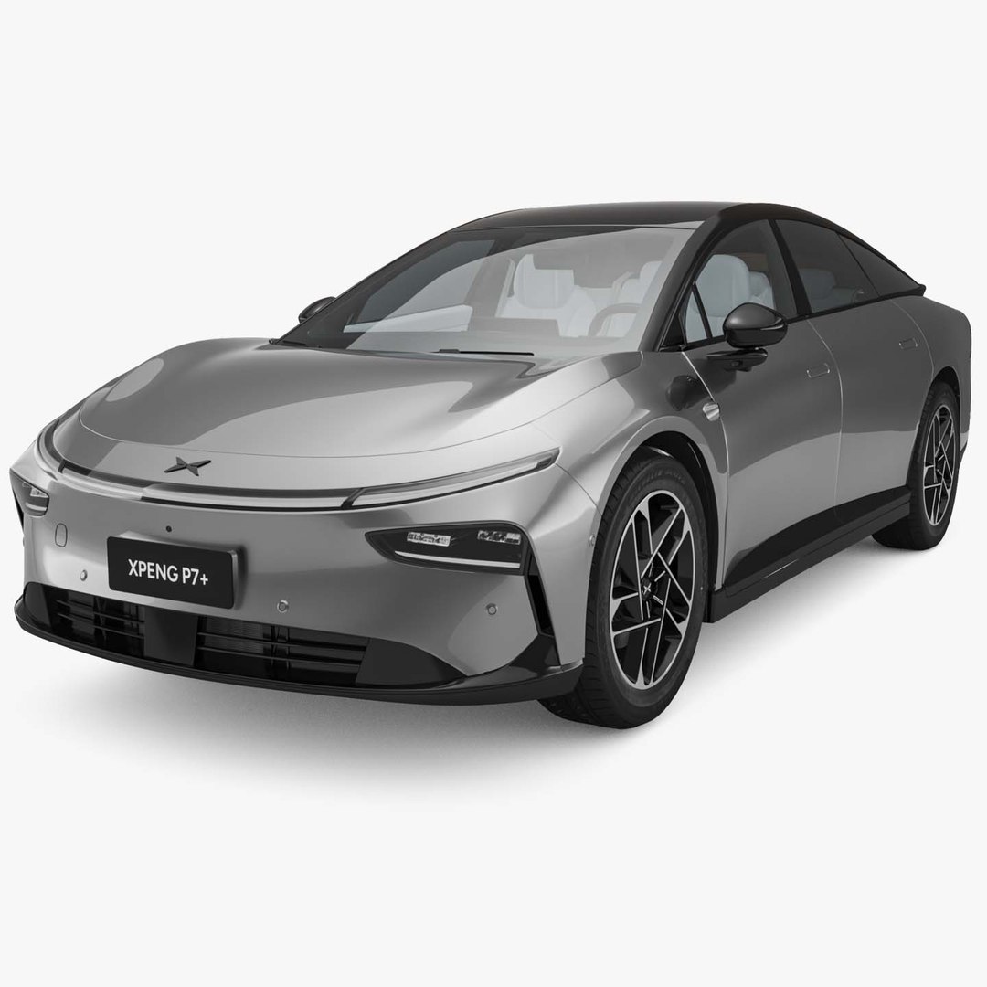 2025 Xpeng P7 Plus With Interior 3D Model - TurboSquid 2347520
