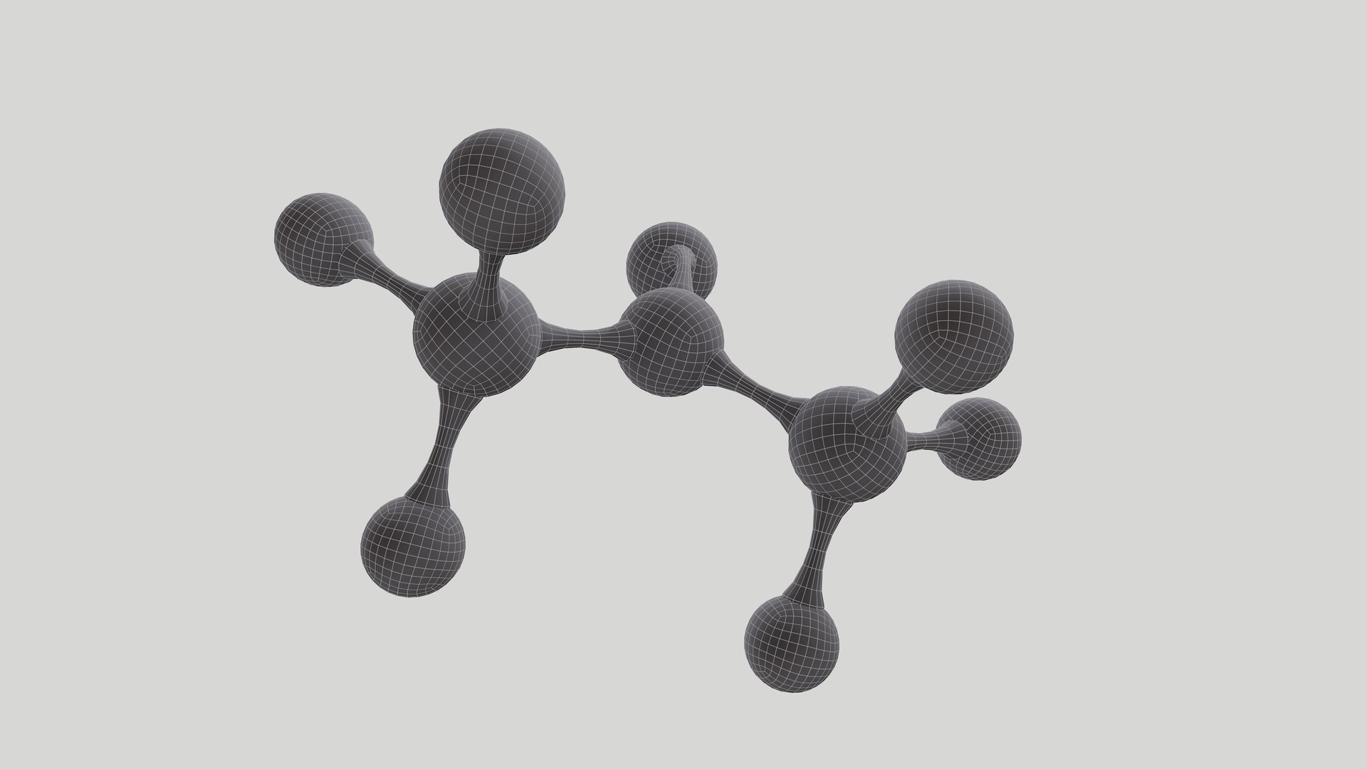 3D Acetone Molecule With PBR 4K 8K Model - TurboSquid 1941564