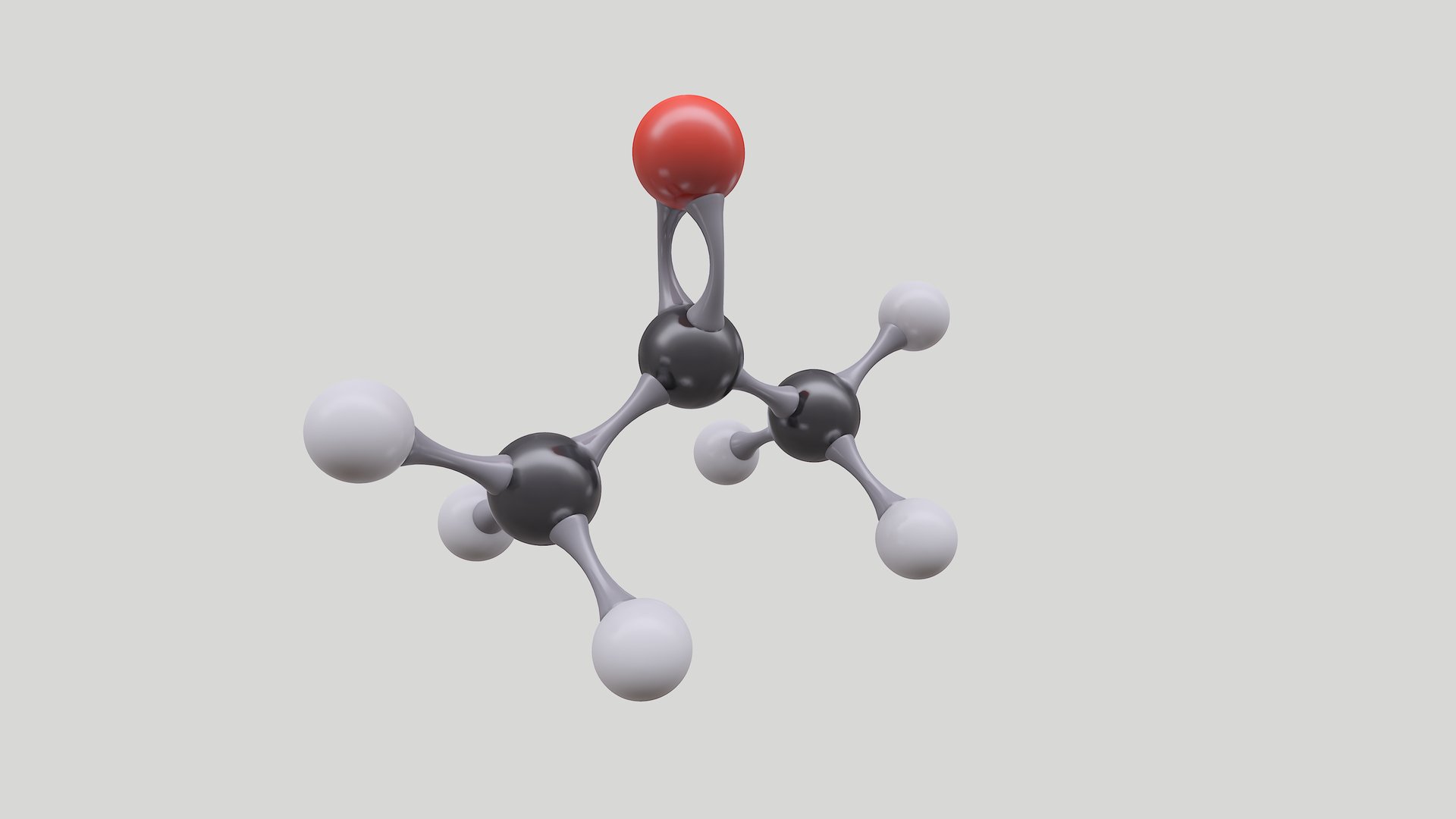 3D Acetone Molecule With PBR 4K 8K Model - TurboSquid 1941564