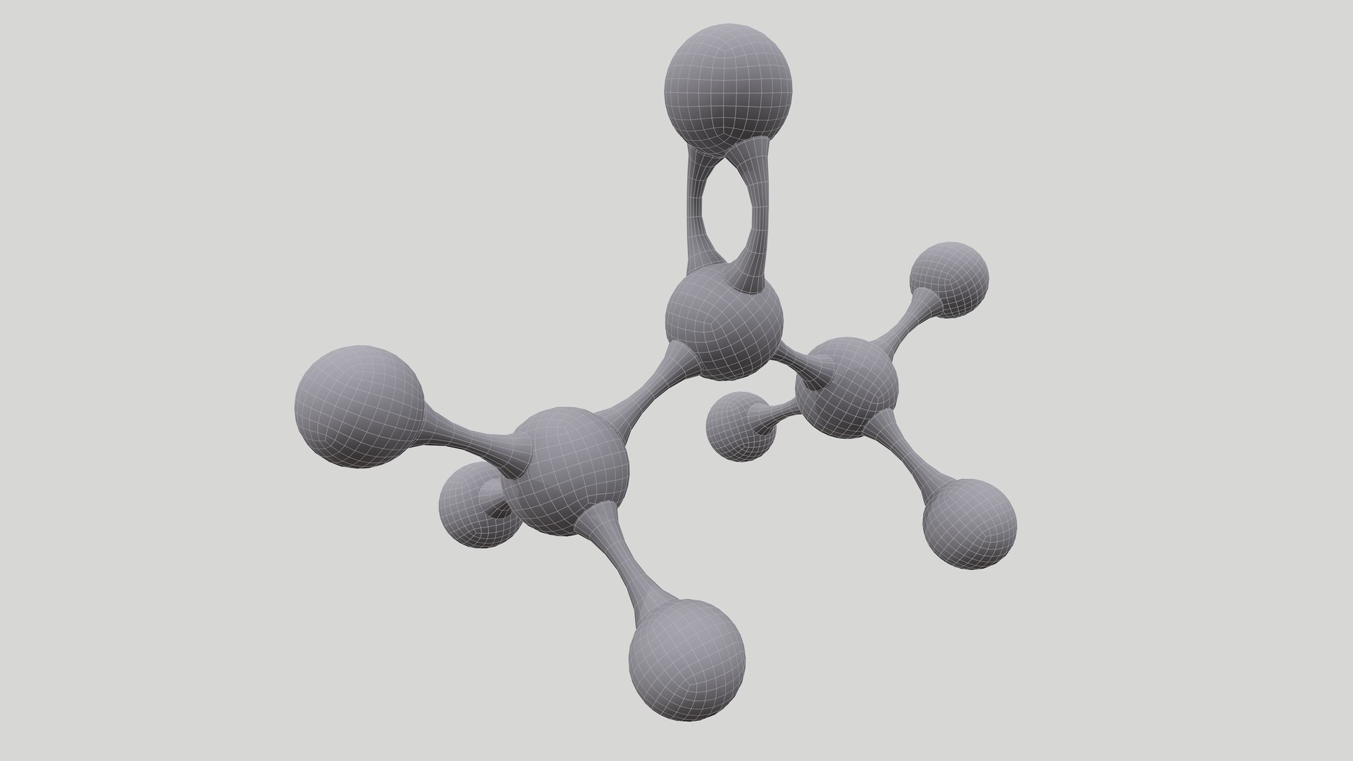 3D Acetone Molecule With PBR 4K 8K Model - TurboSquid 1941564