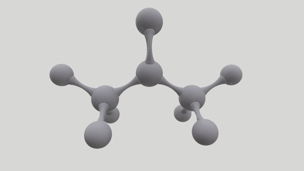 modèle 3D de Molécule d'acétone avec PBR 4K 8K - TurboSquid 1941564