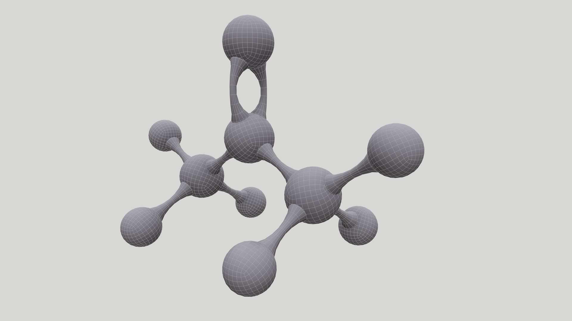 3D Acetone Molecule With PBR 4K 8K Model - TurboSquid 1941564