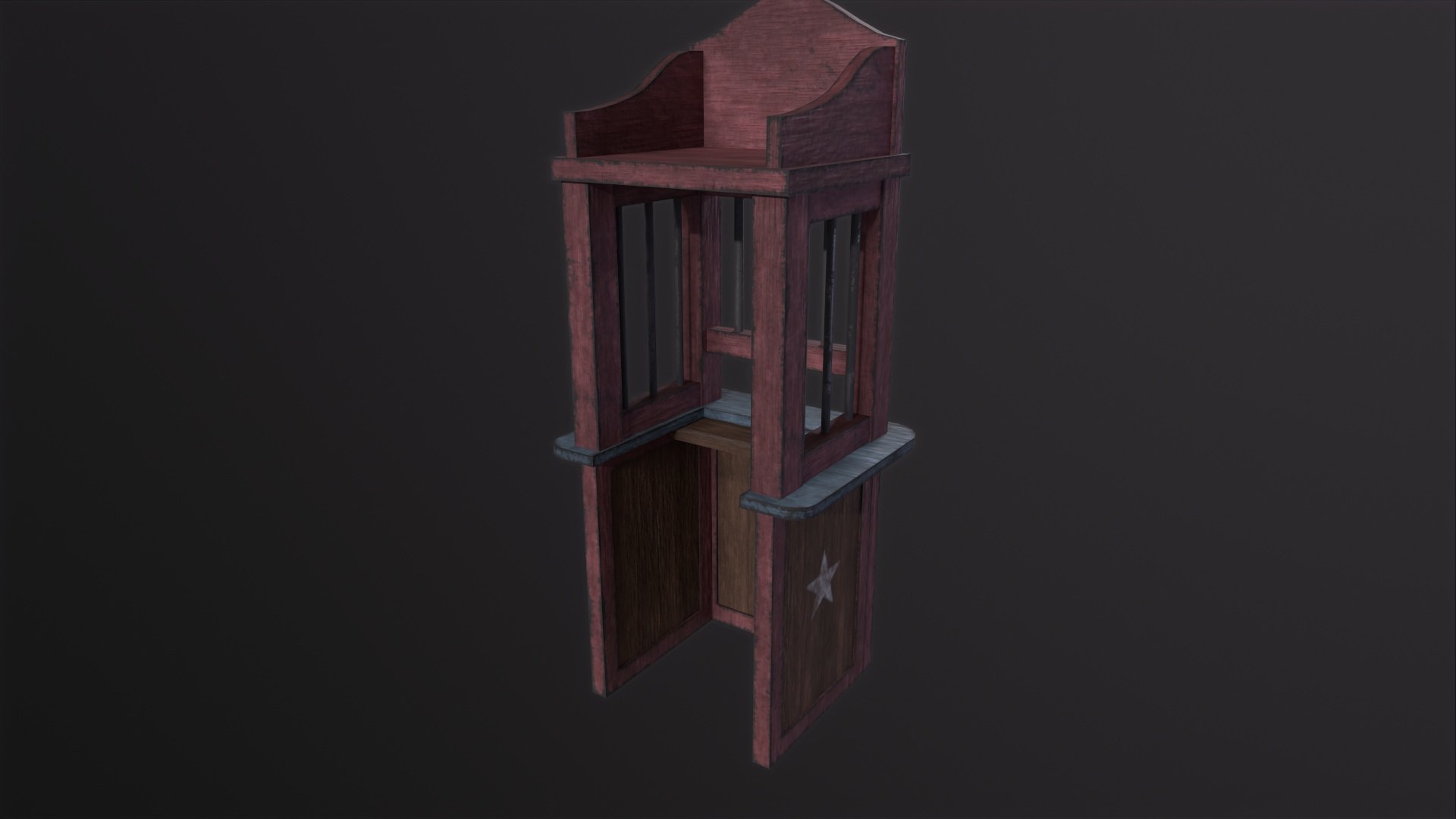 Circus Ticket Stall 3D - TurboSquid 2132864