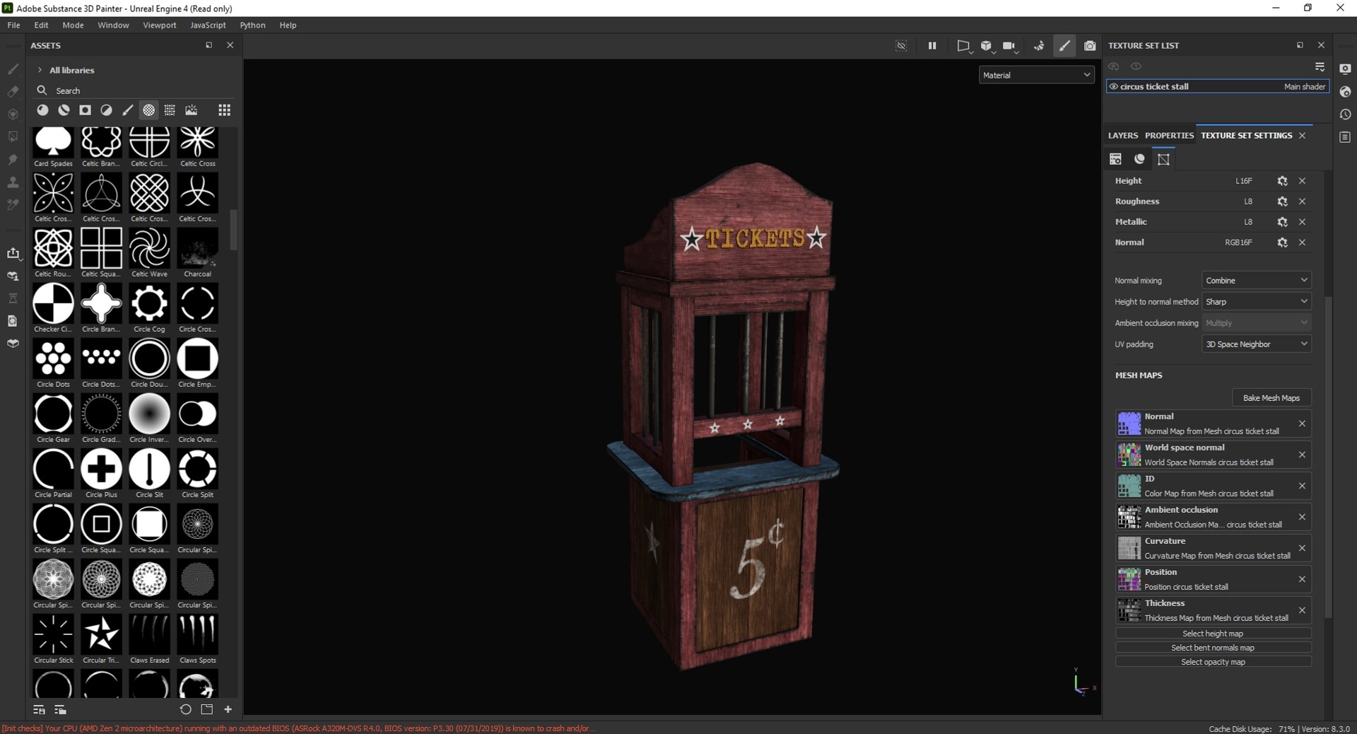 Circus Ticket Stall 3D - TurboSquid 2132864