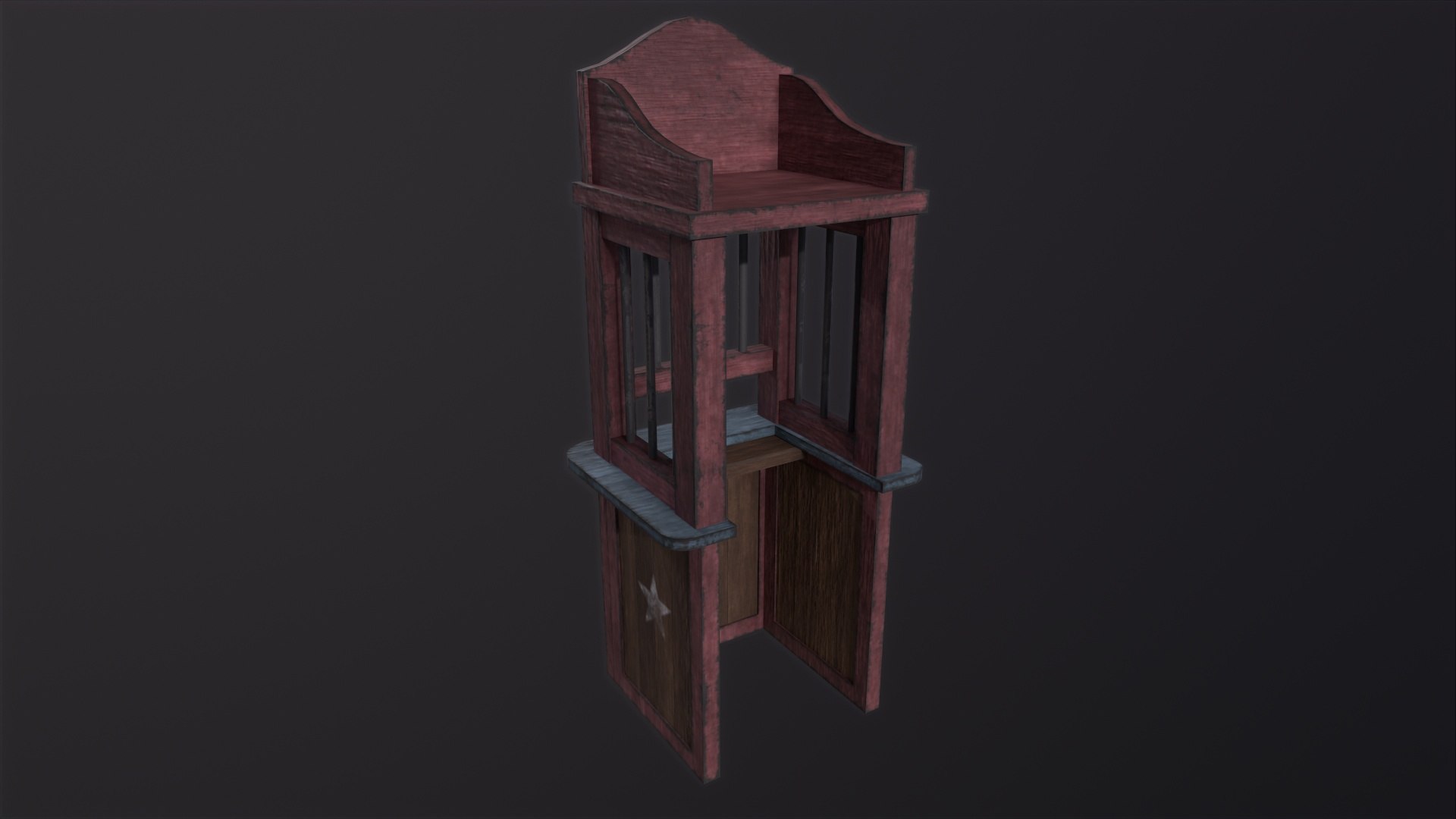 Circus Ticket Stall 3D - TurboSquid 2132864