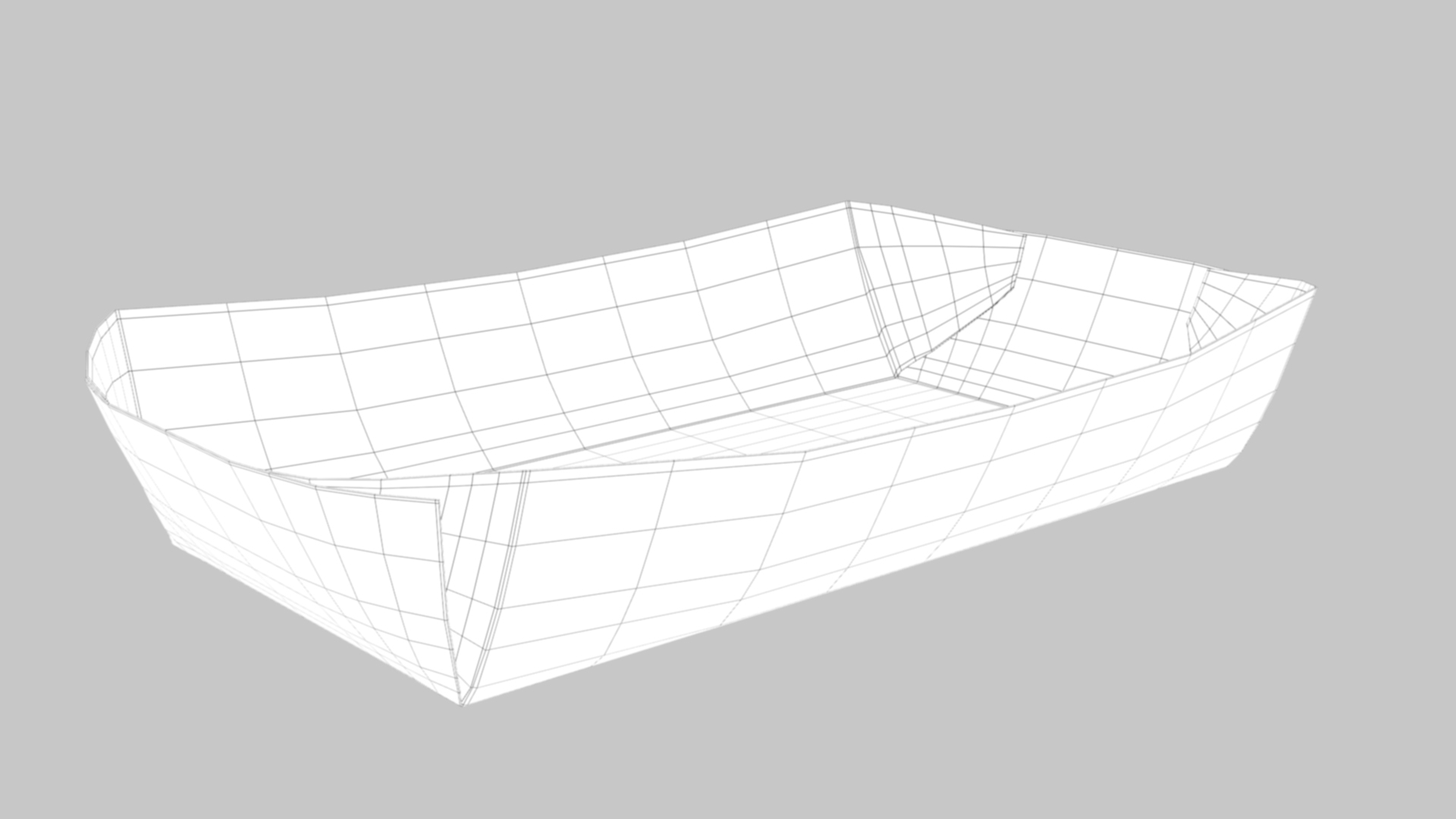 3D Paper Food Tray - TurboSquid 1808398