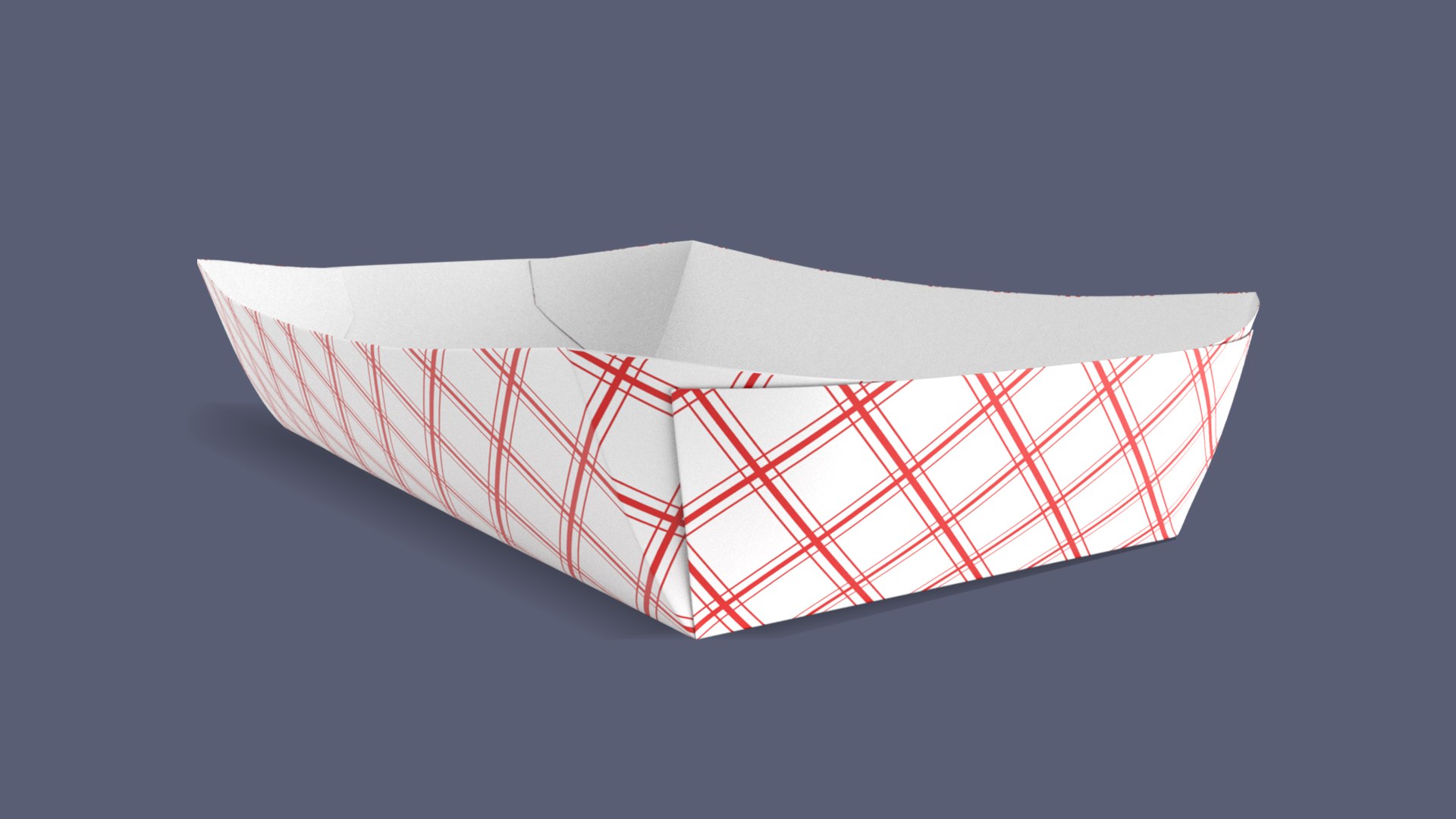 3D Paper Food Tray - TurboSquid 1808398