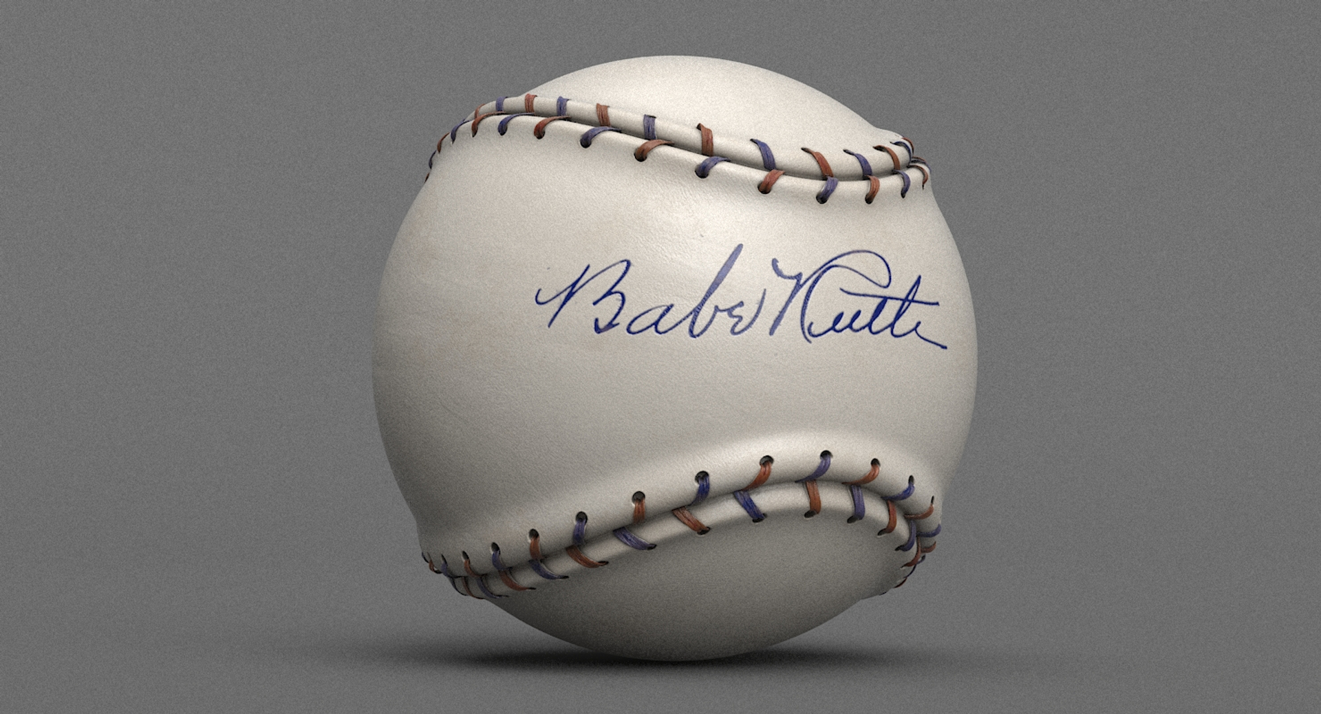 Baseball Ball Babe Ruth 3D Model - TurboSquid 1212766