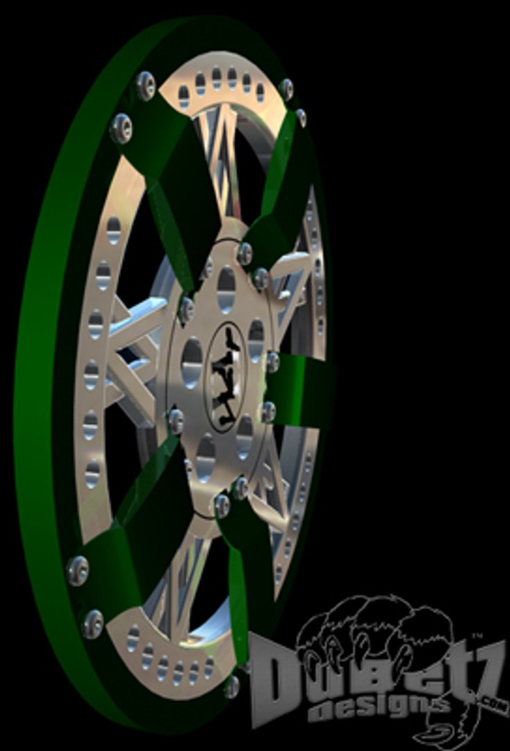 Dubetz Wasp Wheels 3d Model