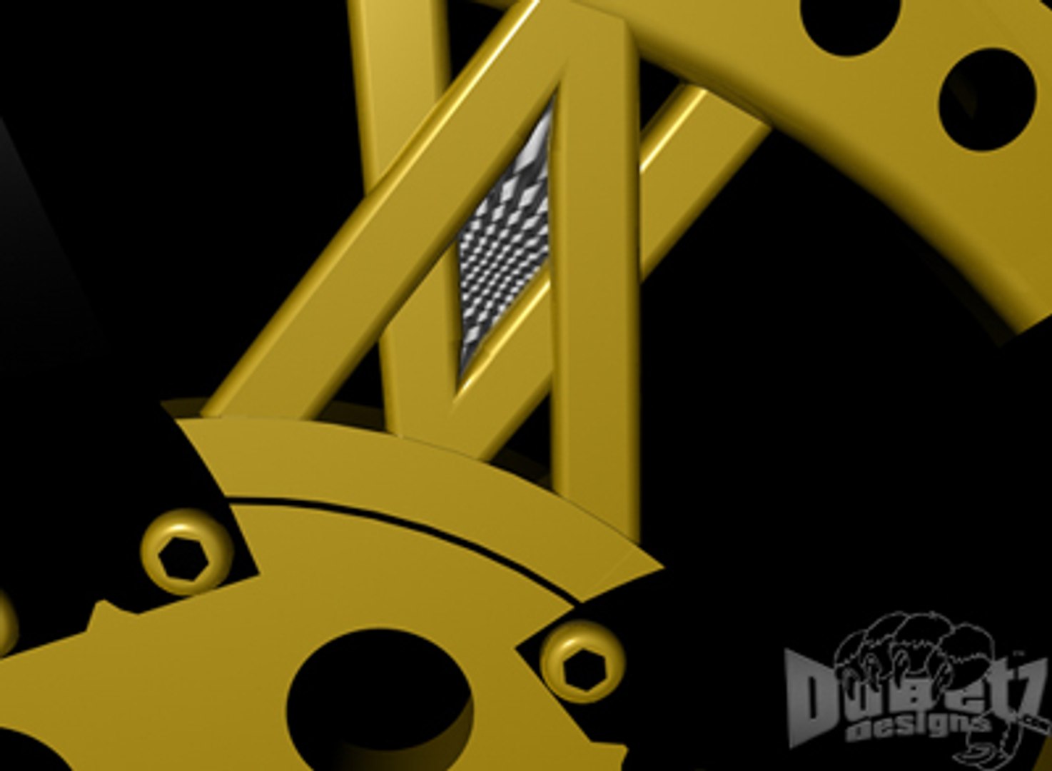 Dubetz Wasp Wheels 3d Model