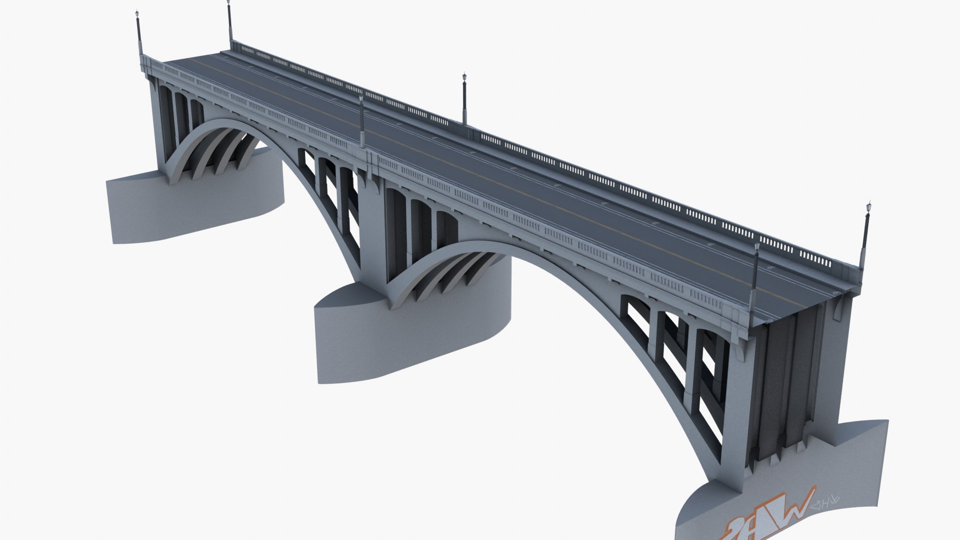 3D Model Bridge PBR Textures 8K - TurboSquid 1957351