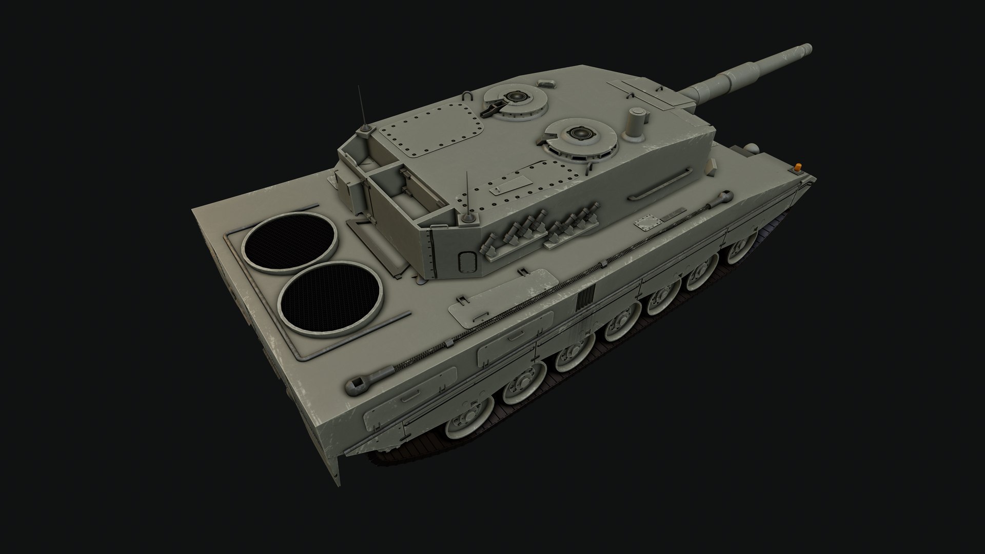Leopard 2a4 3D Model - TurboSquid 2038164
