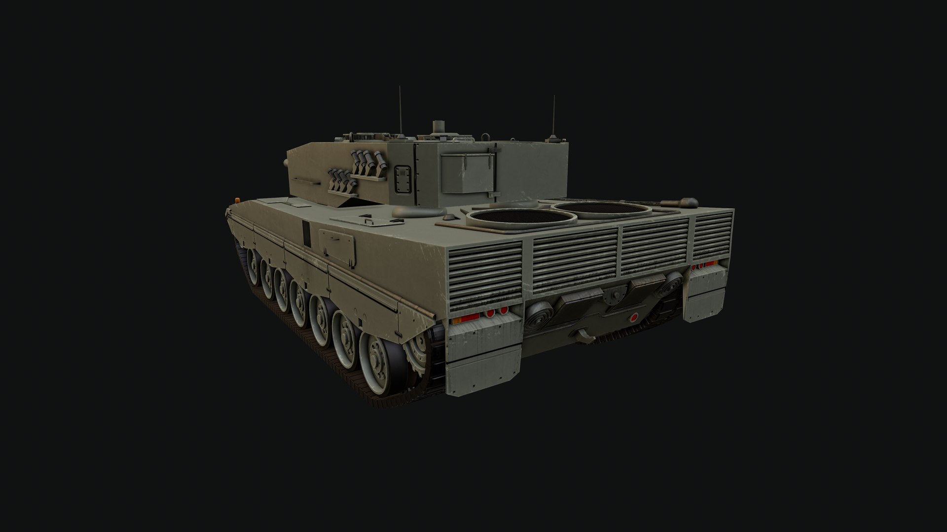 Leopard 2a4 3D Model - TurboSquid 2038164