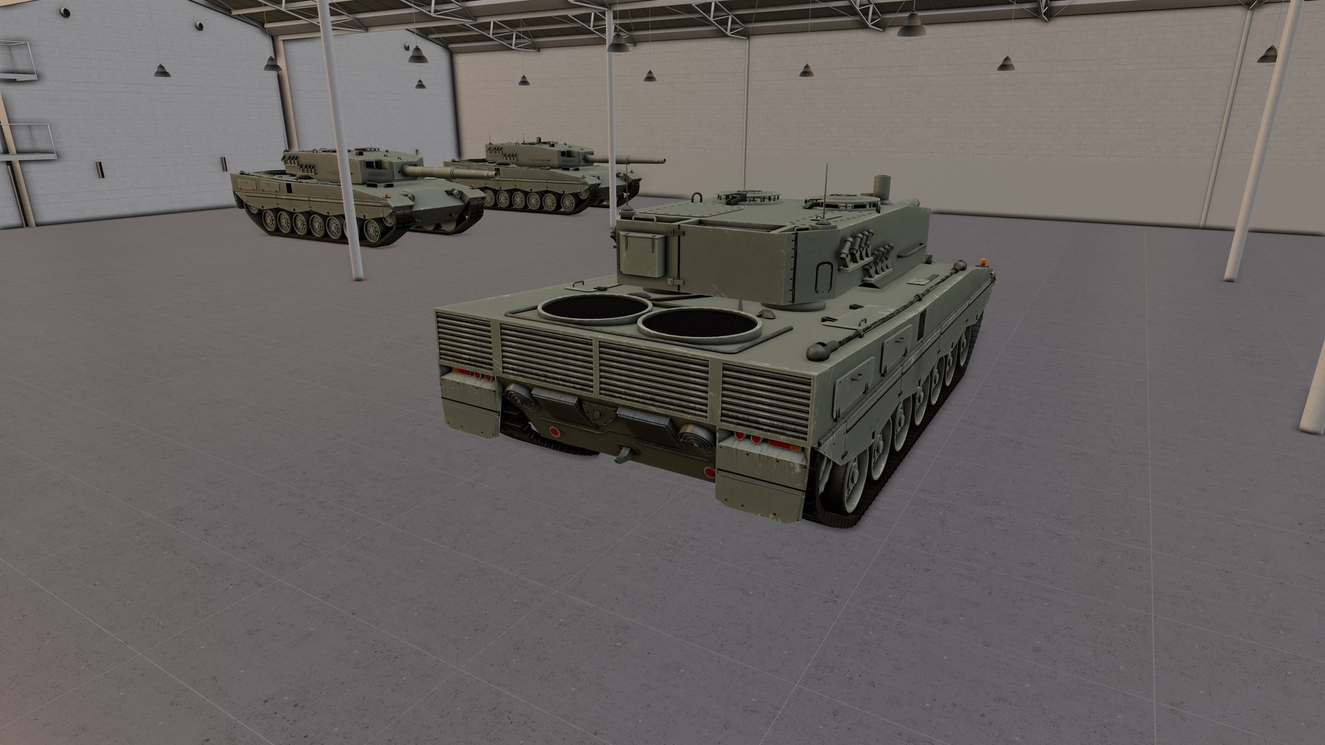 Leopard 2a4 3D Model - TurboSquid 2038164