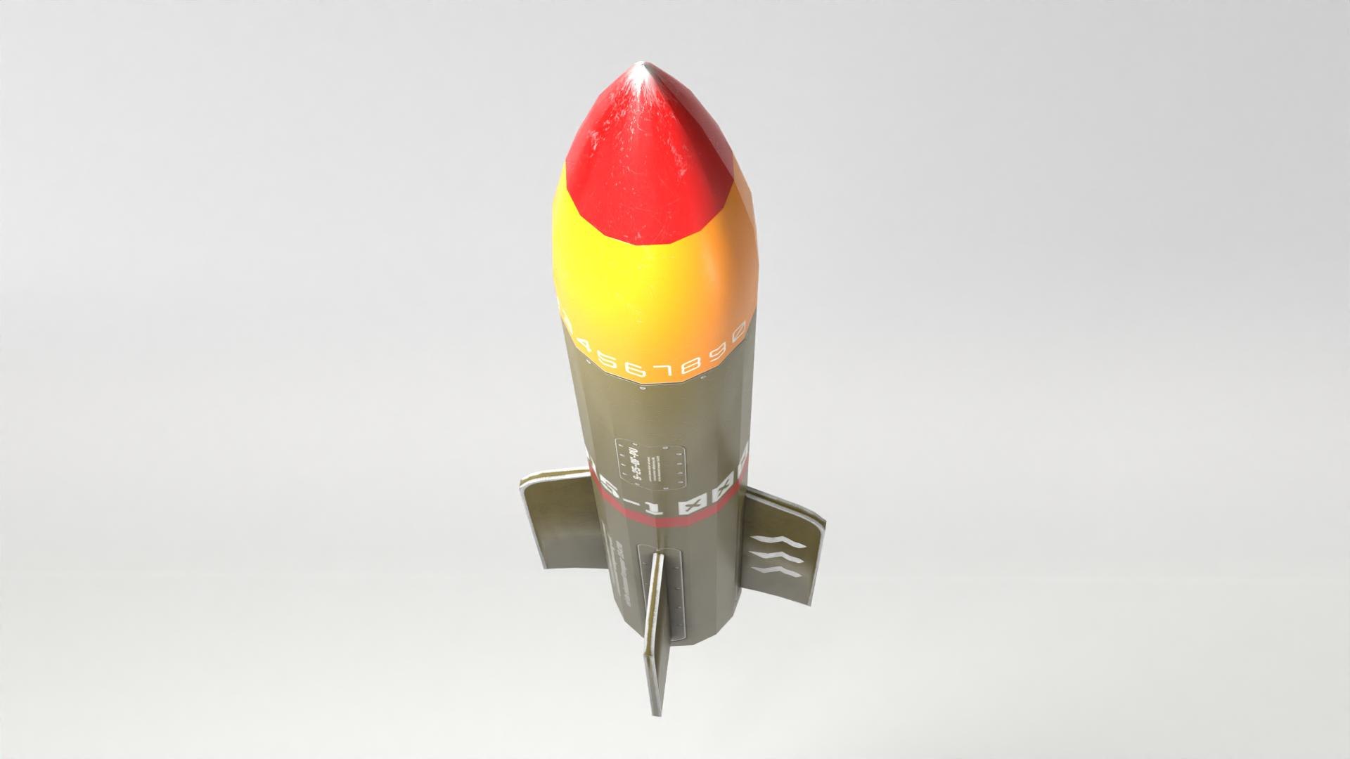 3D Missiles Or Rocket Low Poly - TurboSquid 2094840
