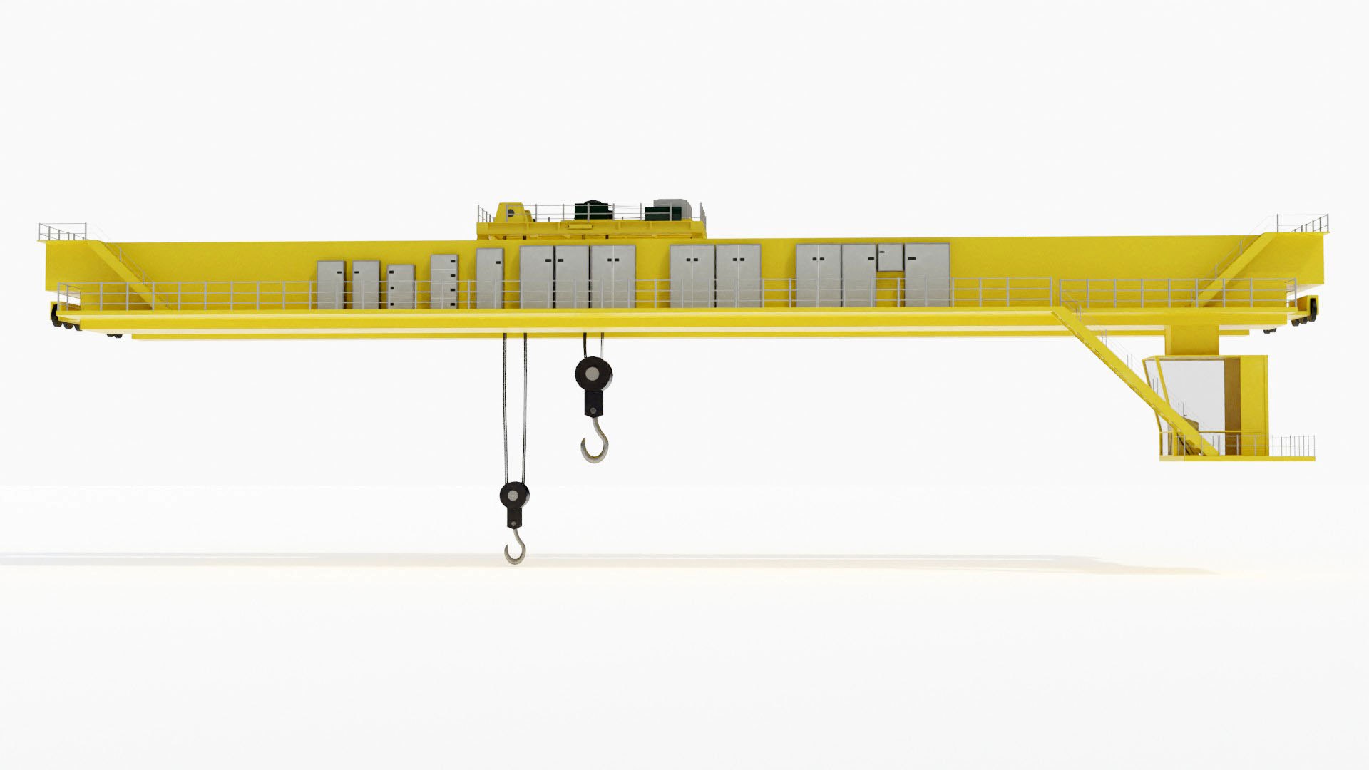 Overhead Crane 3d Model