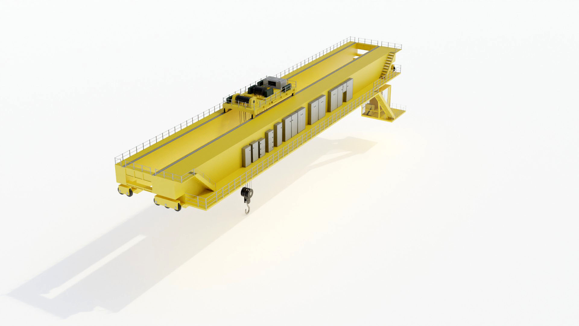 Overhead Crane 3d Model