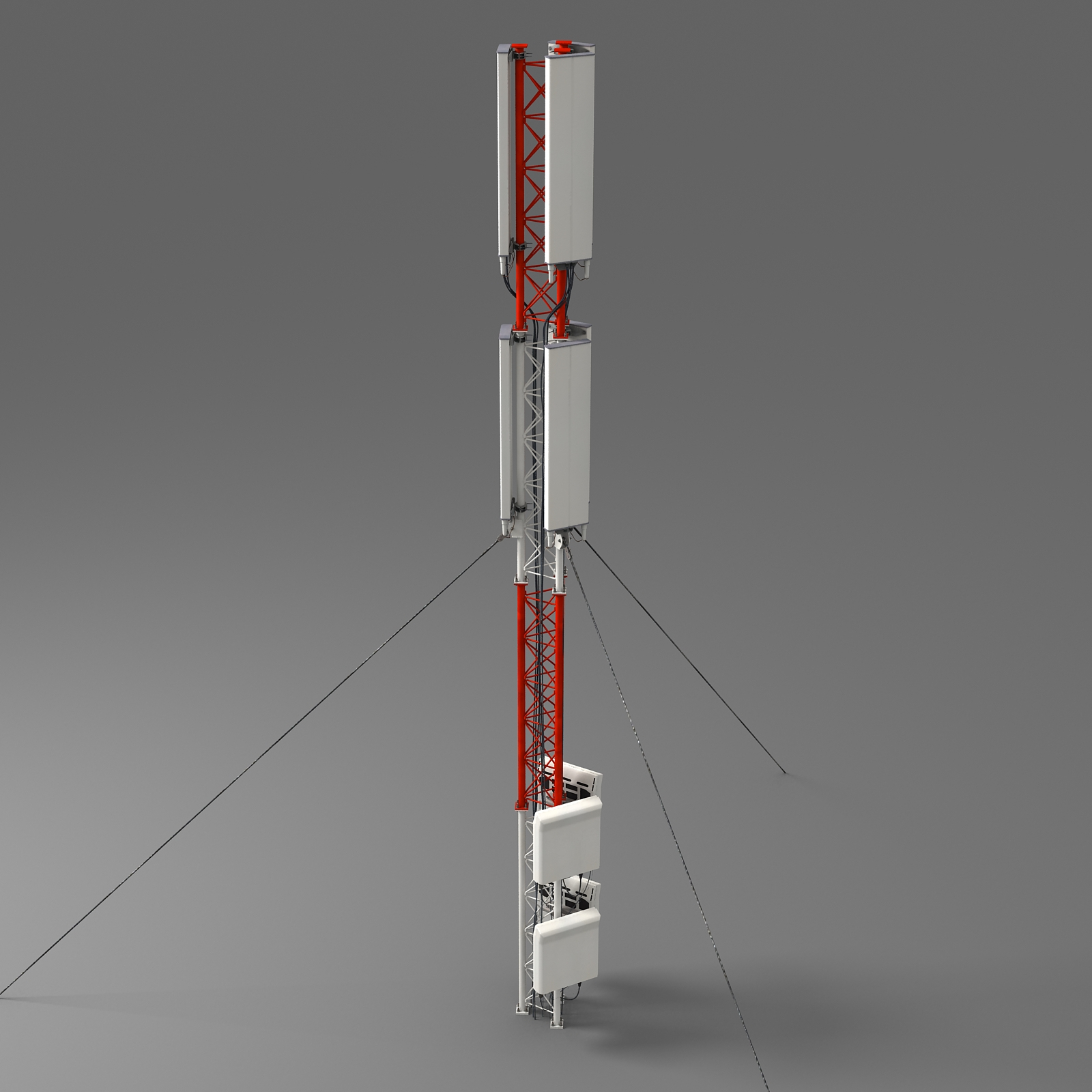 cell antenna tower 3d model