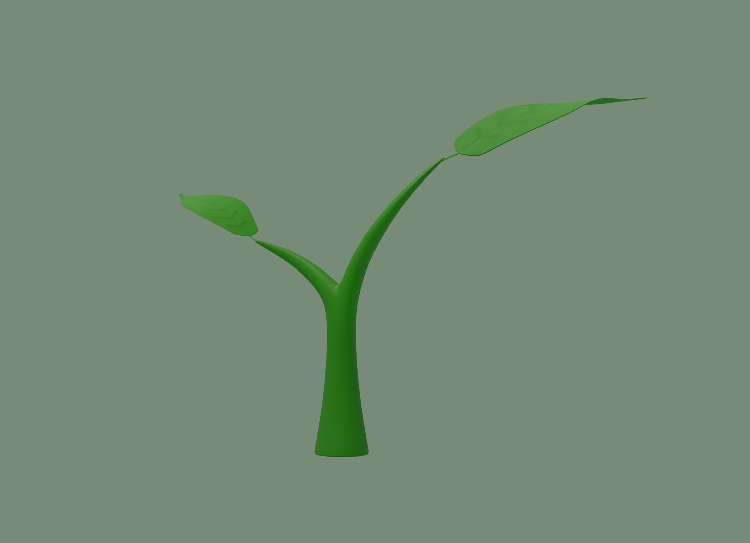 Green Plant 3D Model - TurboSquid 1664119