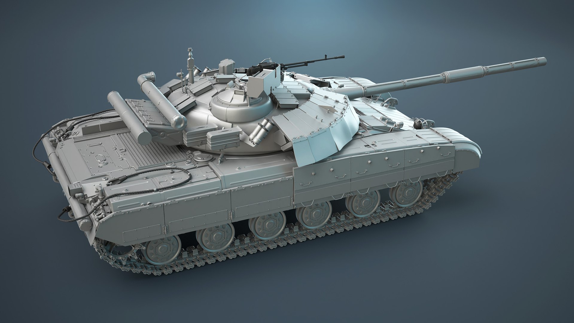 3D T-64BM Bulat Tank High-Poly - TurboSquid 2261123
