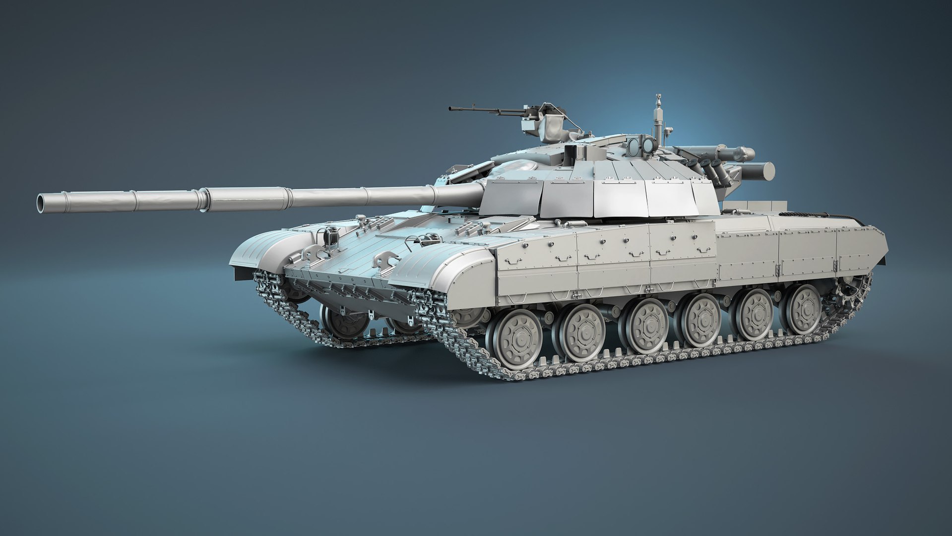 3D T-64BM Bulat Tank High-Poly - TurboSquid 2261123