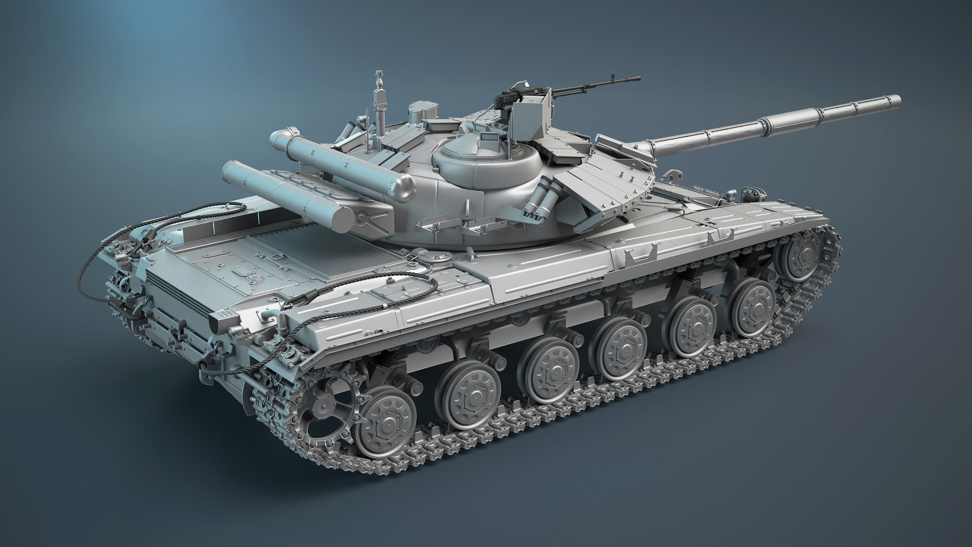 3D T-64BM Bulat Tank High-Poly - TurboSquid 2261123