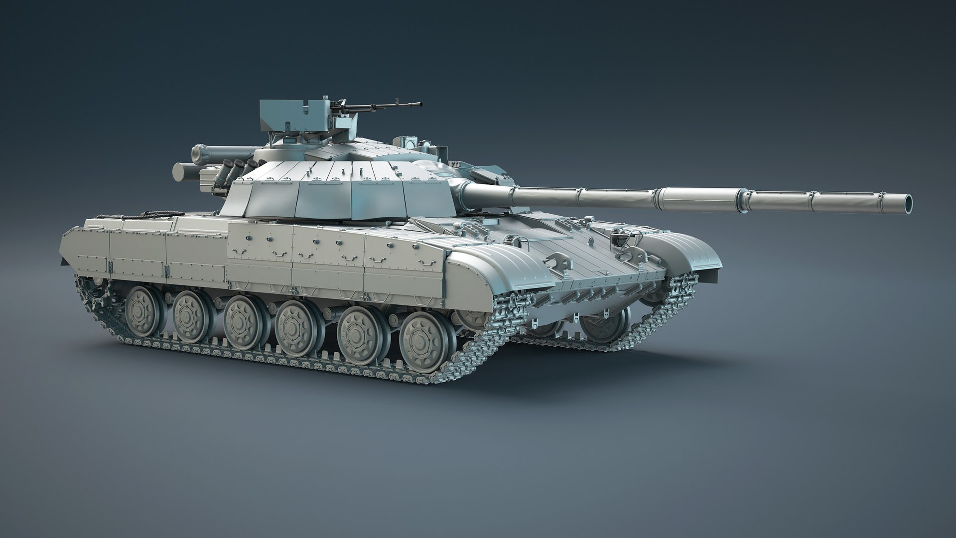 3D T-64BM Bulat Tank High-Poly - TurboSquid 2261123