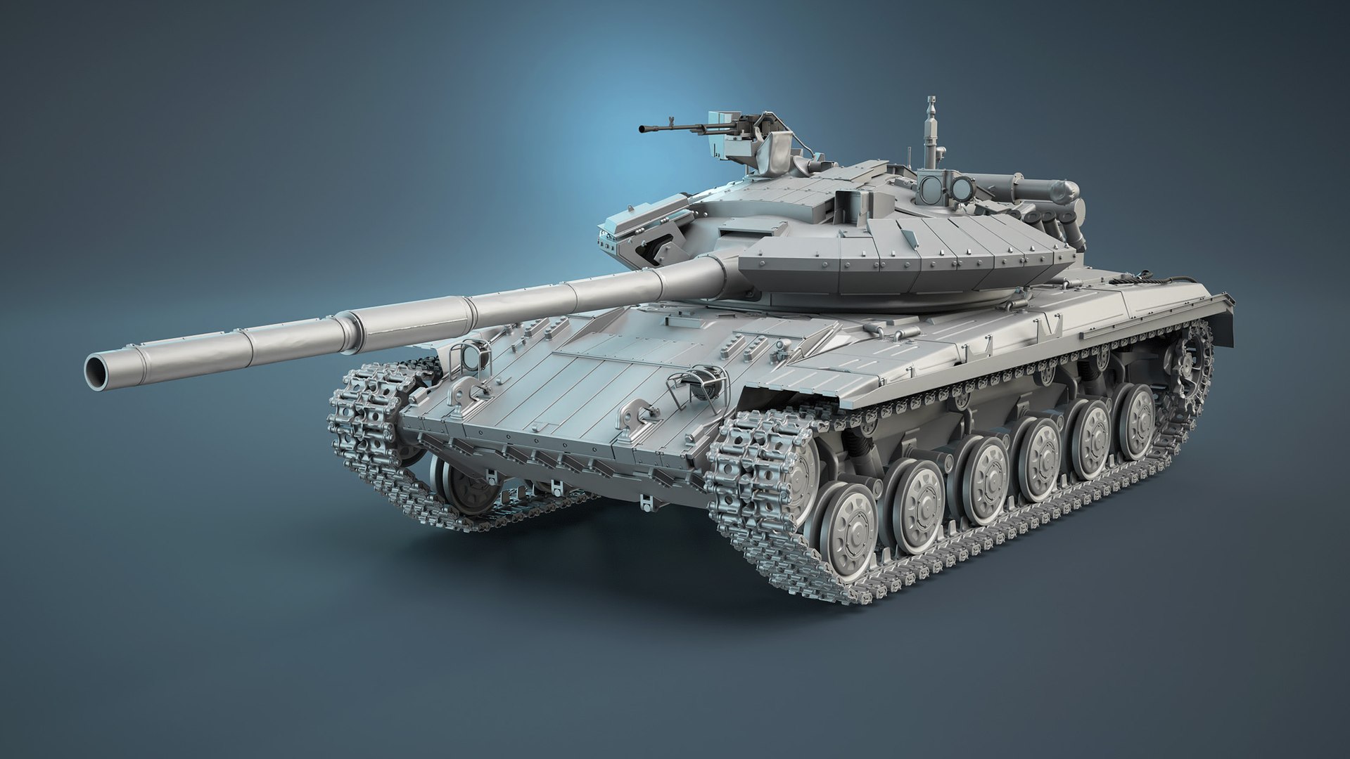 3D T-64BM Bulat Tank High-Poly - TurboSquid 2261123