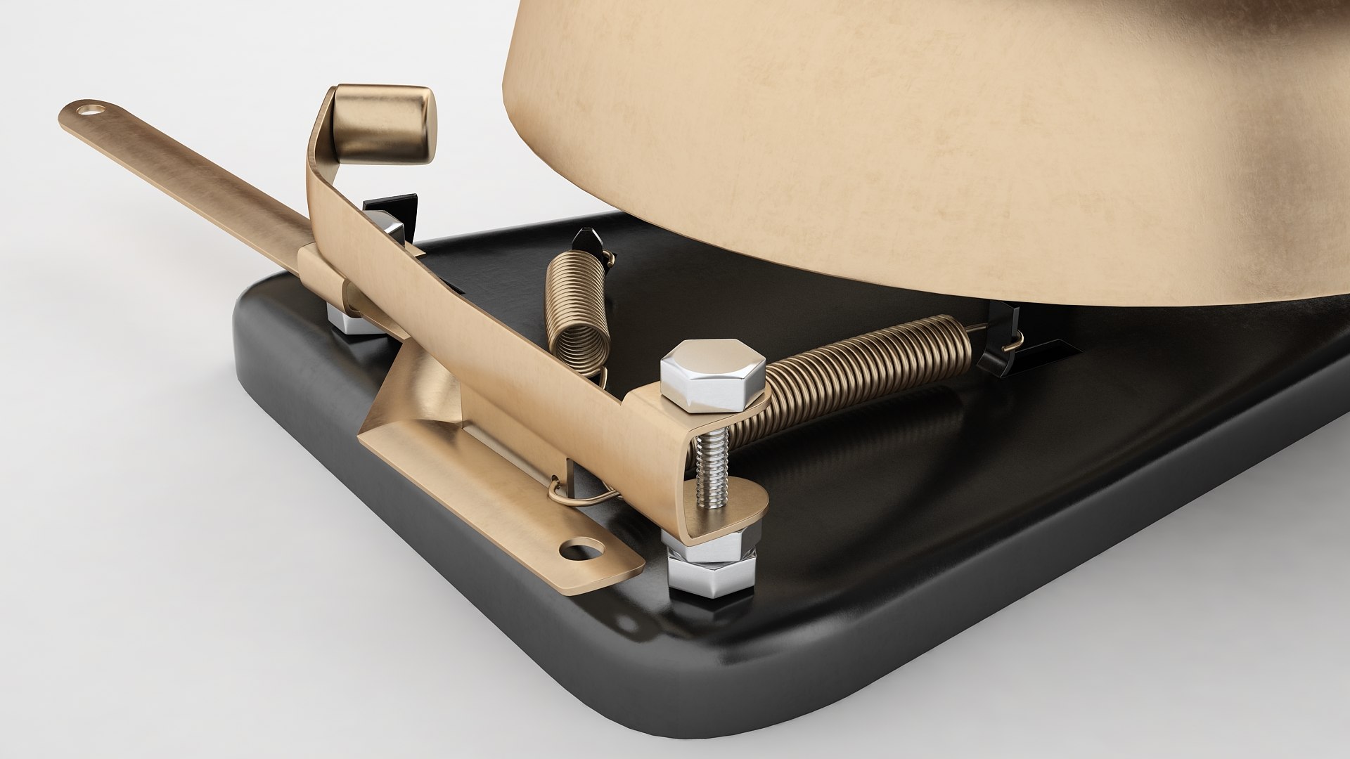 3D Brass Boxing Bell 02 - TurboSquid 1750494