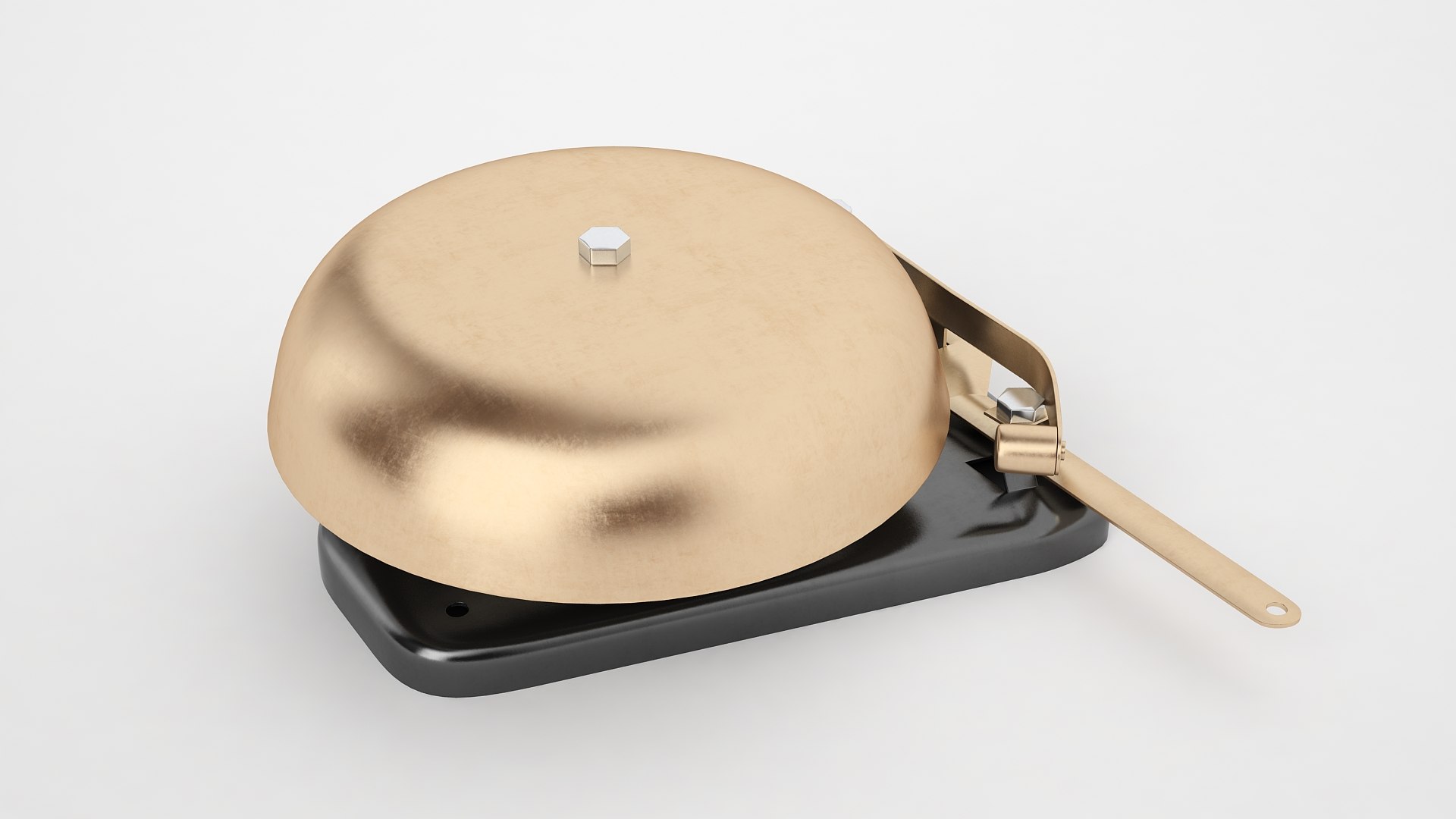 3D Brass Boxing Bell 02 - TurboSquid 1750494