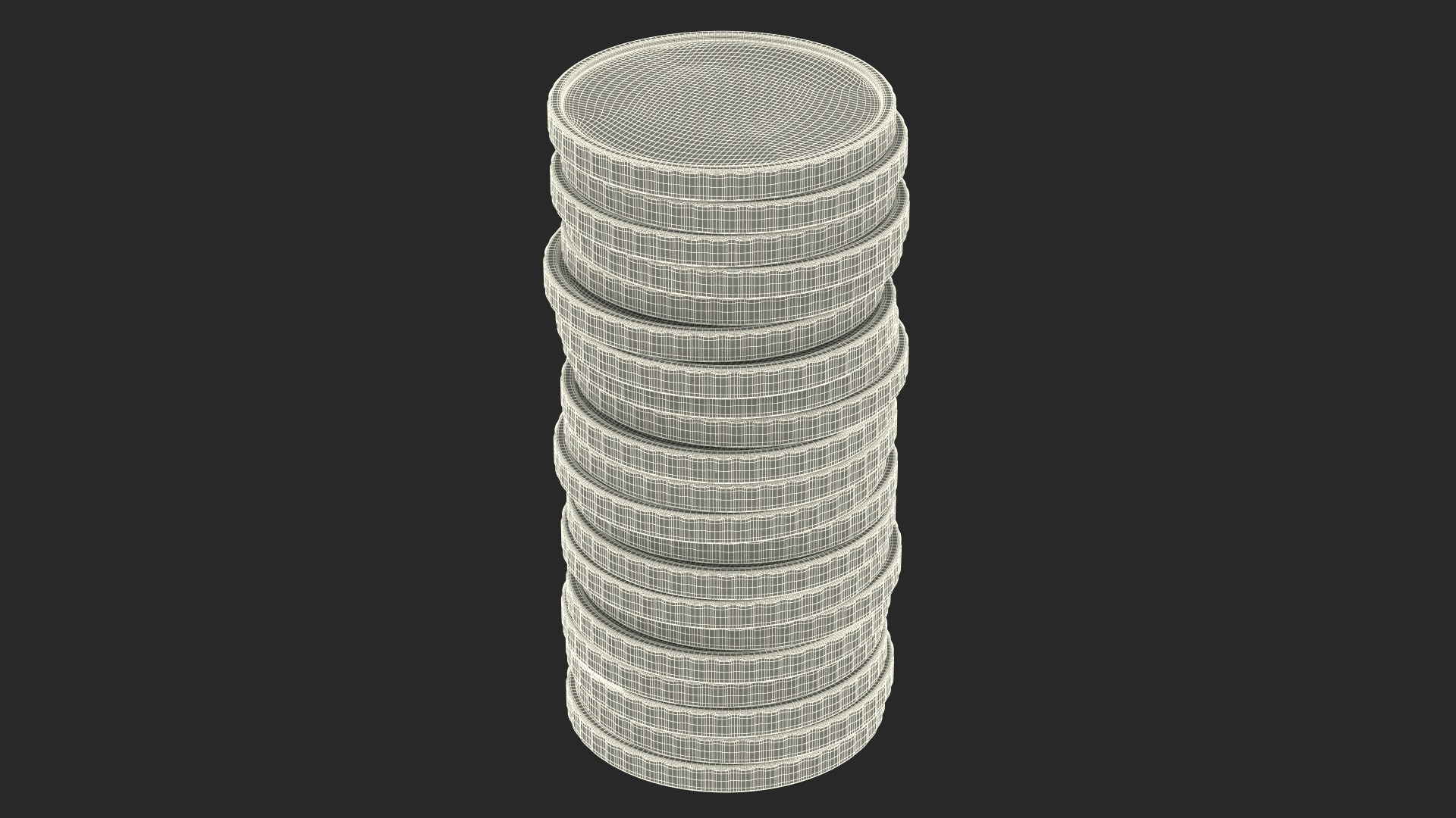 3D Golden Coins Stack Model - TurboSquid 2070791