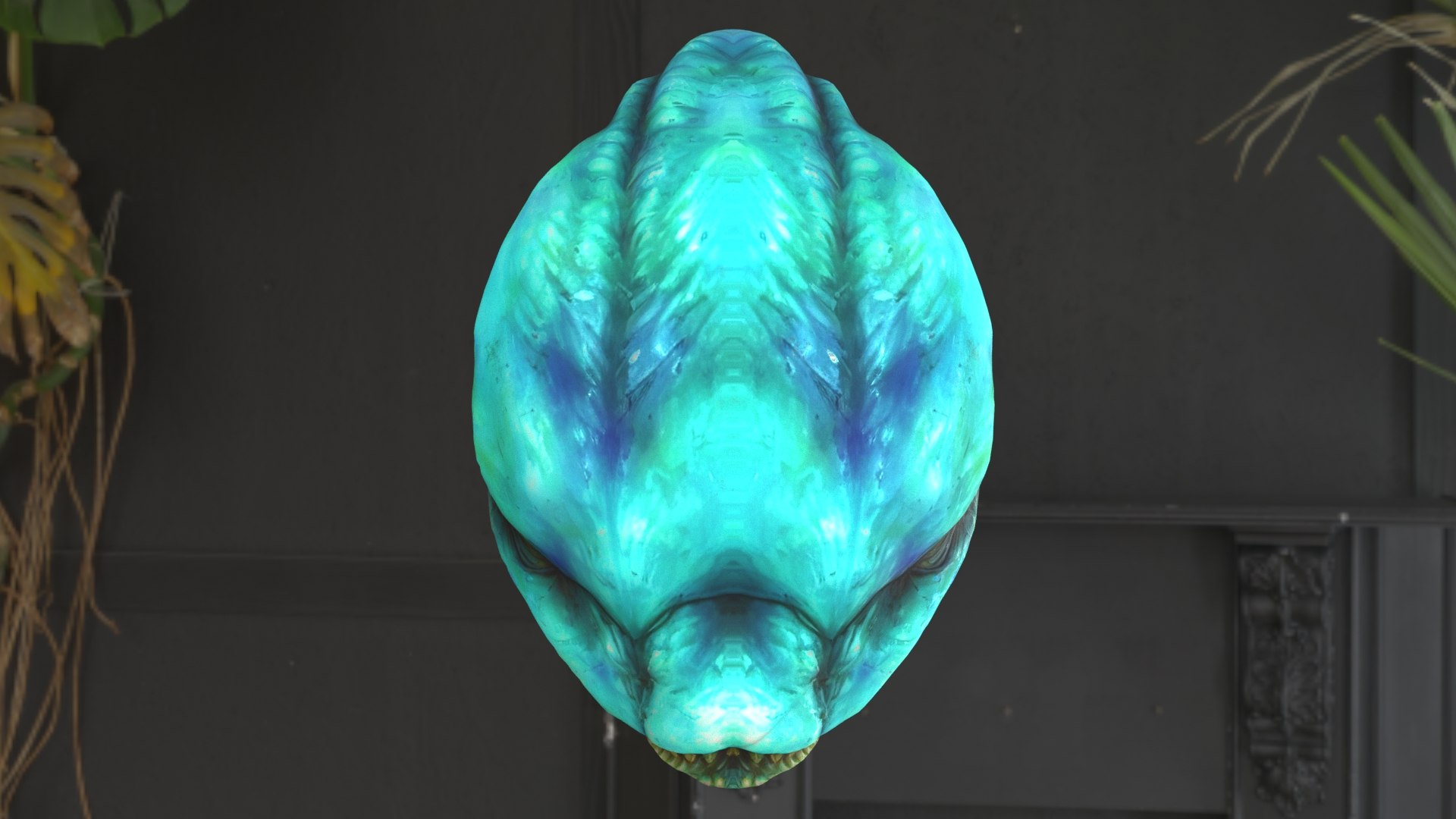 3D Blue Alien Egg 9 - TurboSquid 1987718