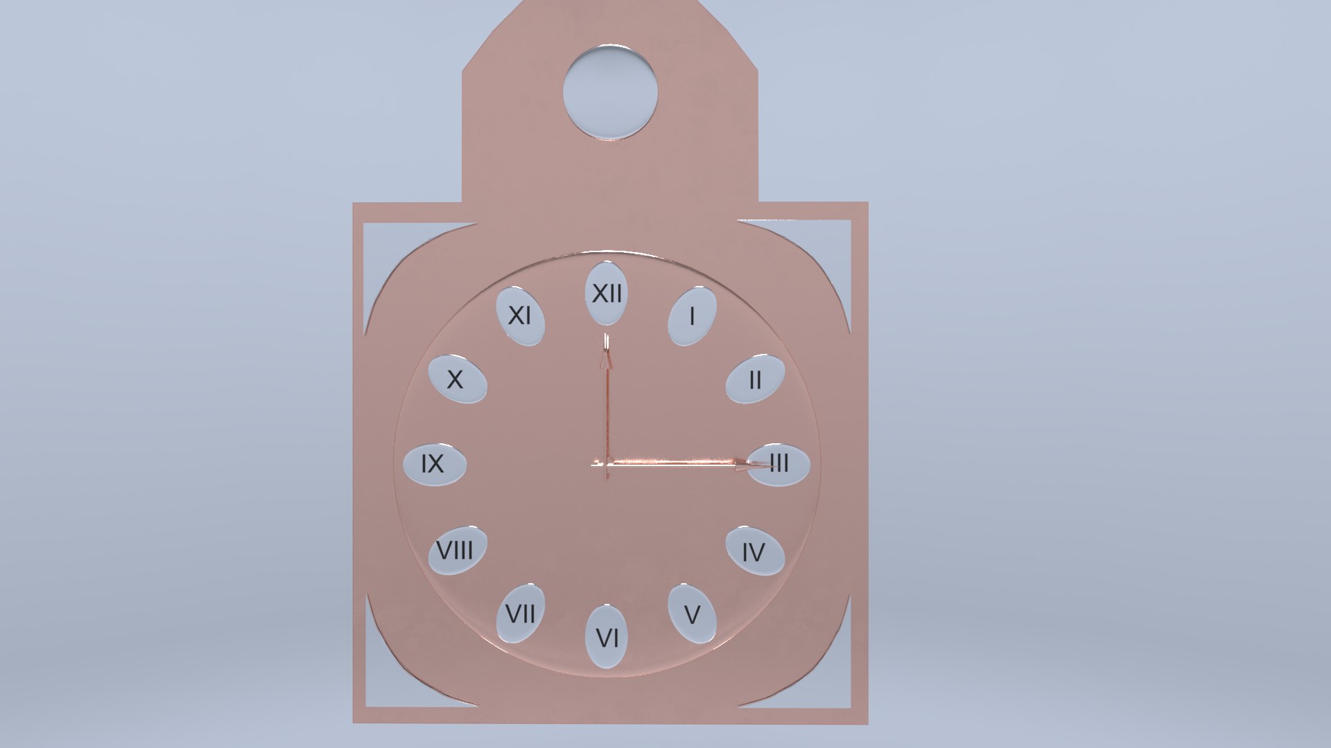 Wall Clock Model - TurboSquid 1556542
