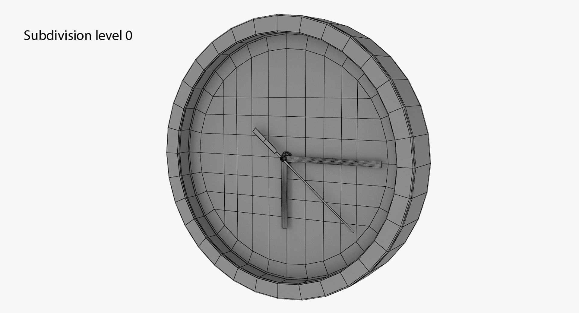 Modern Wall Clock Model - TurboSquid 1405721