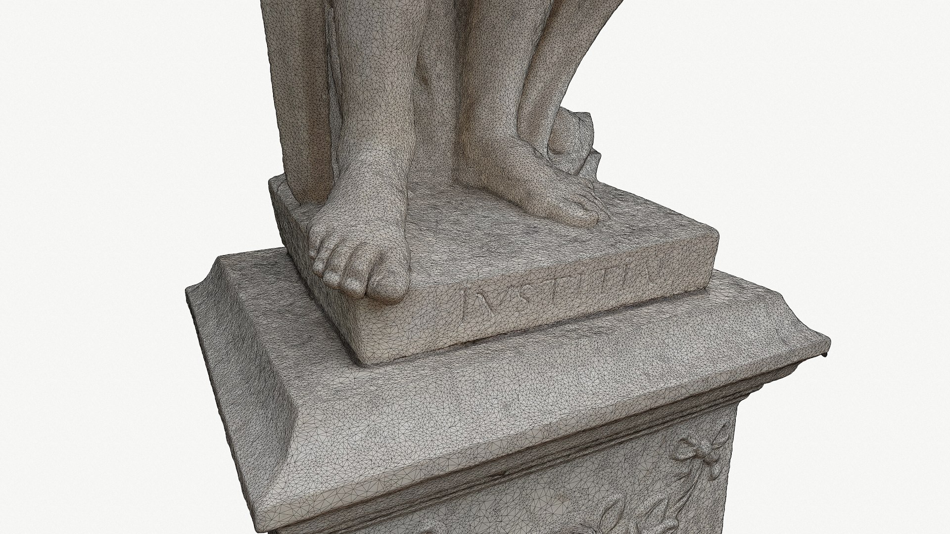 3D Sculpture Of Justice - TurboSquid 1986789