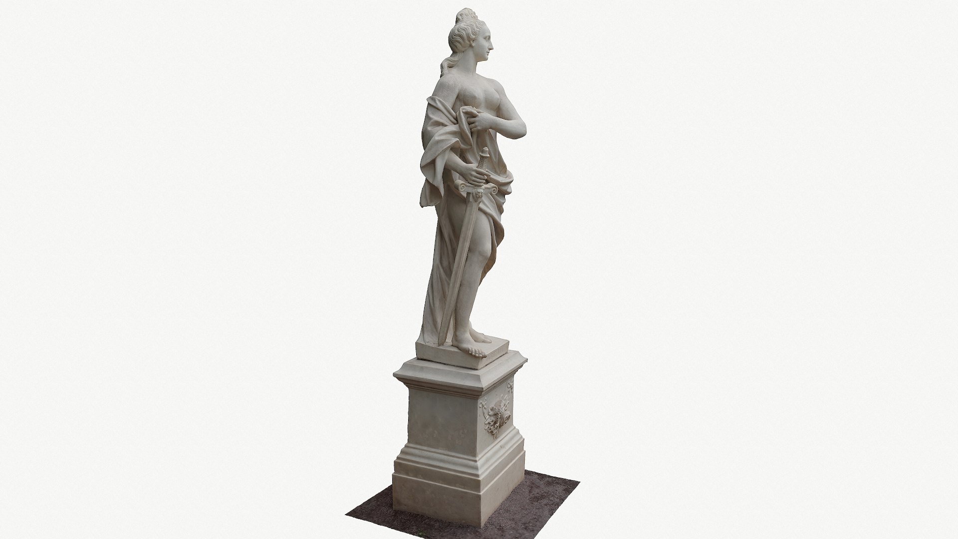 3D Sculpture Of Justice - TurboSquid 1986789