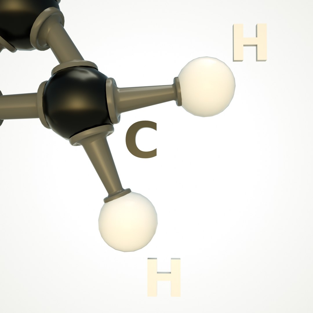 Modeled Cyclopropane Molecular 3D Model - TurboSquid 1380681
