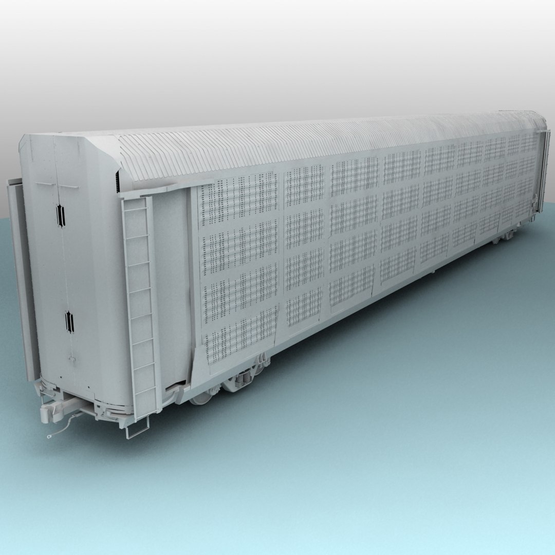 3d Model V978 Autorack Cars Ttx