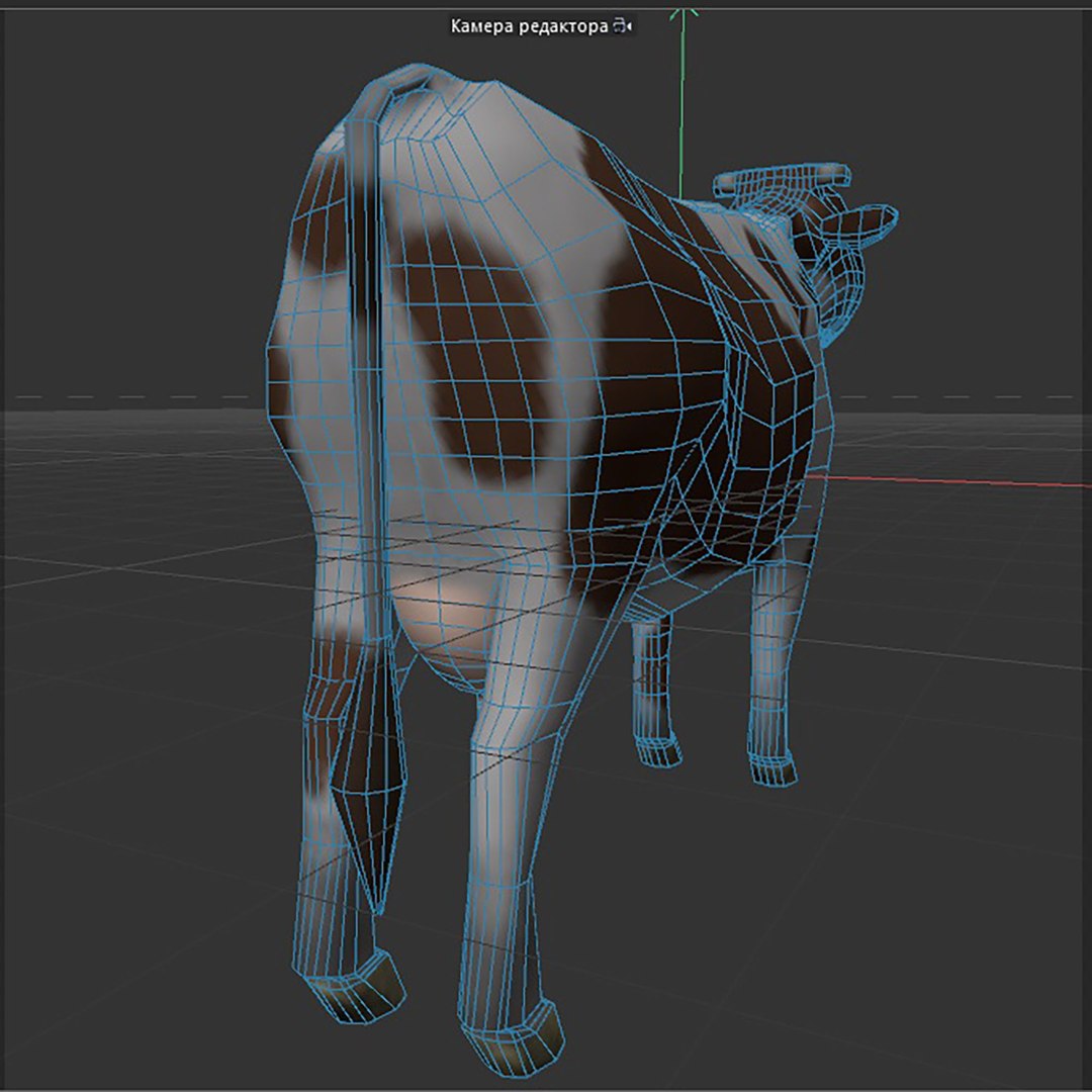 Brown And White Cow 3D Model - TurboSquid 1954048