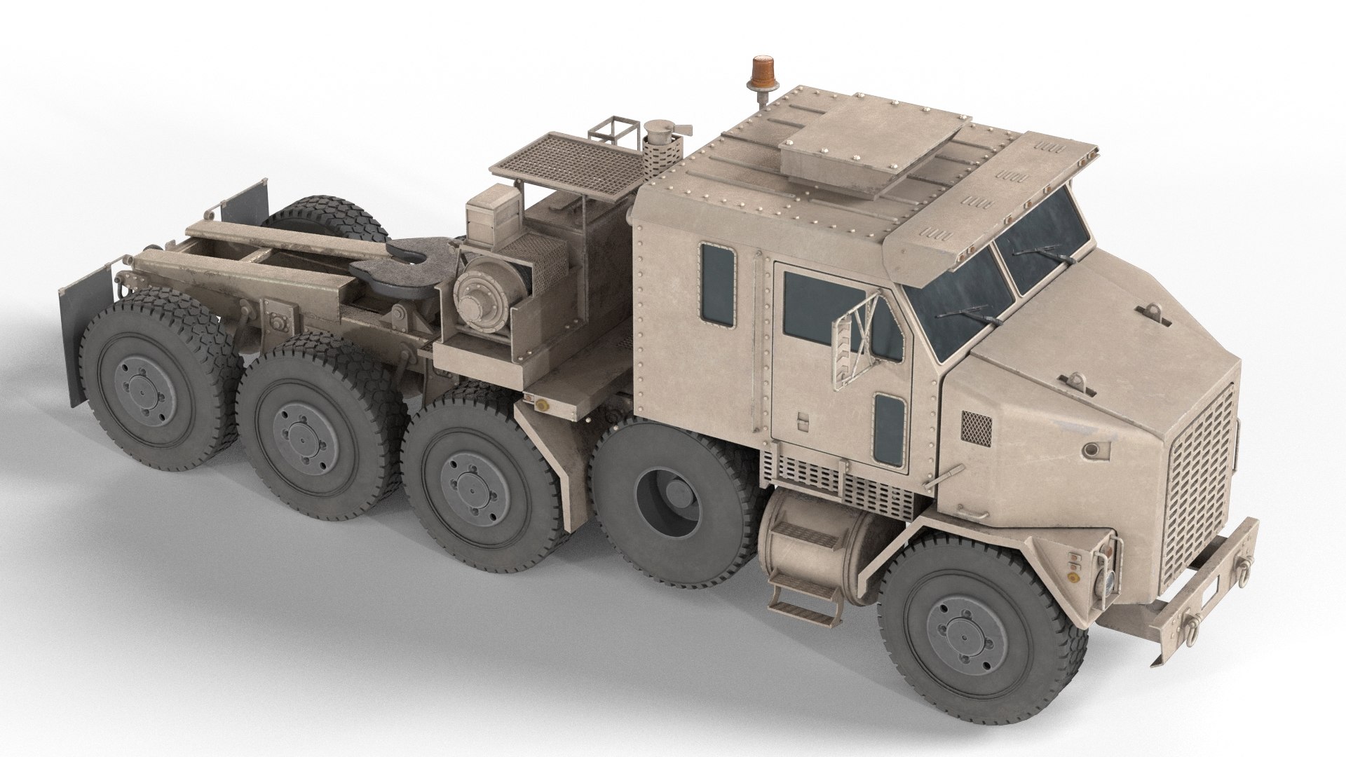 3D Oshkosh M1070 Army Tank Transporter - TurboSquid 2292824