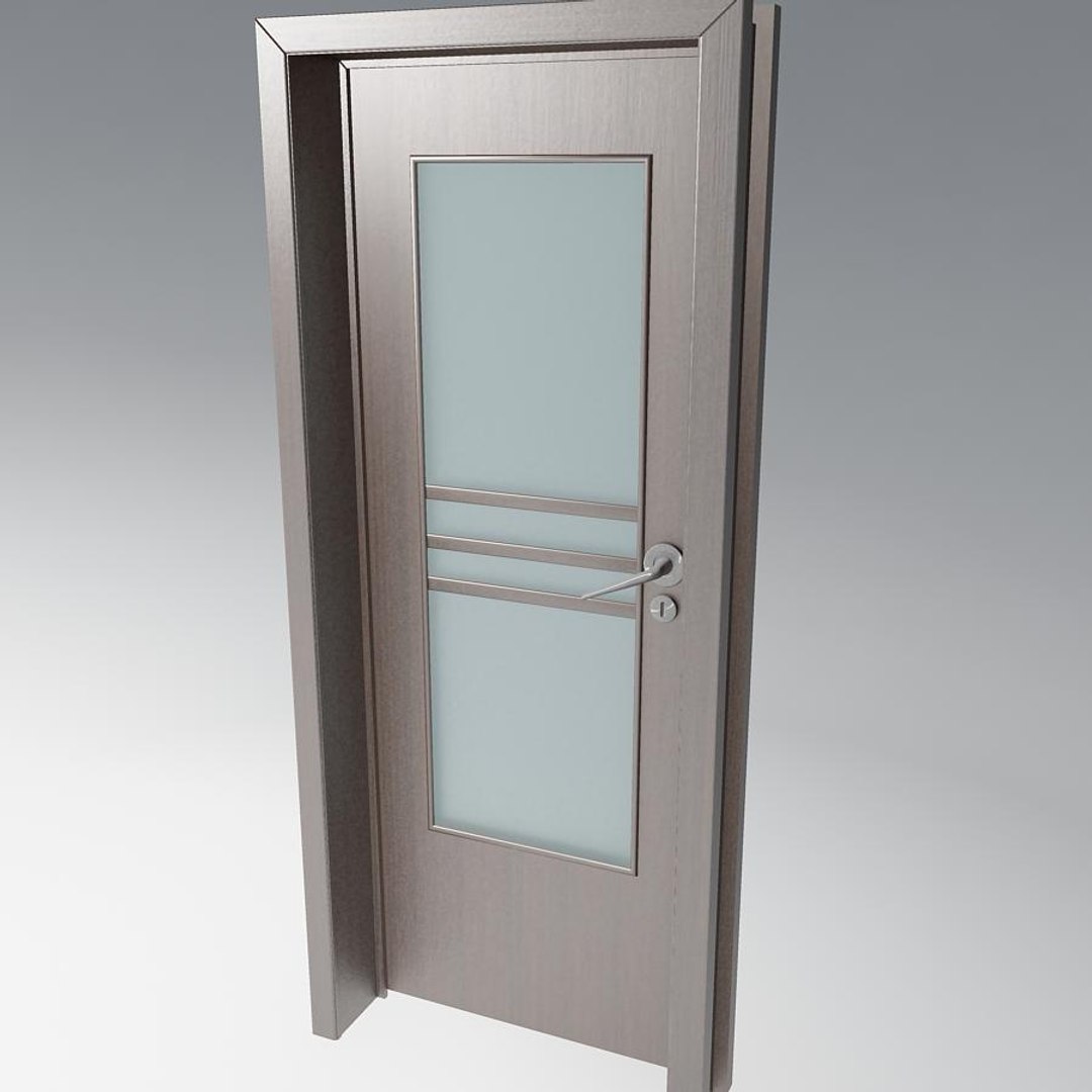 3d model door porta concept d1