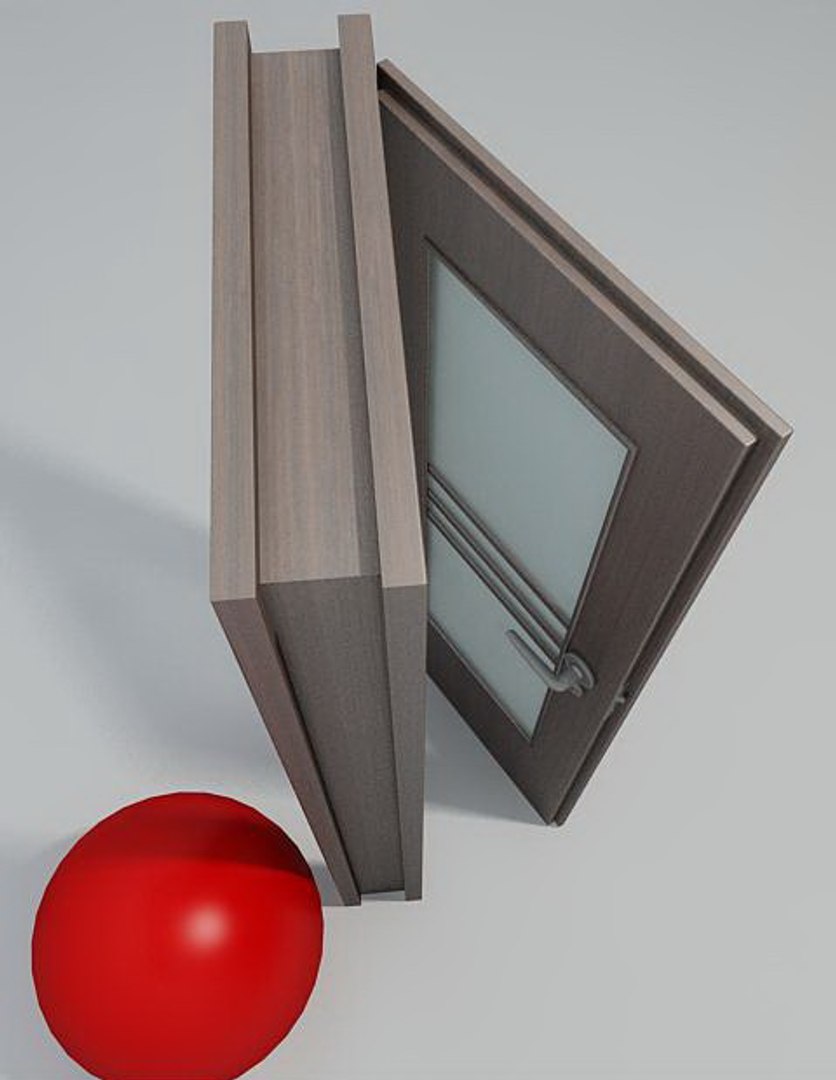 3d model door porta concept d1