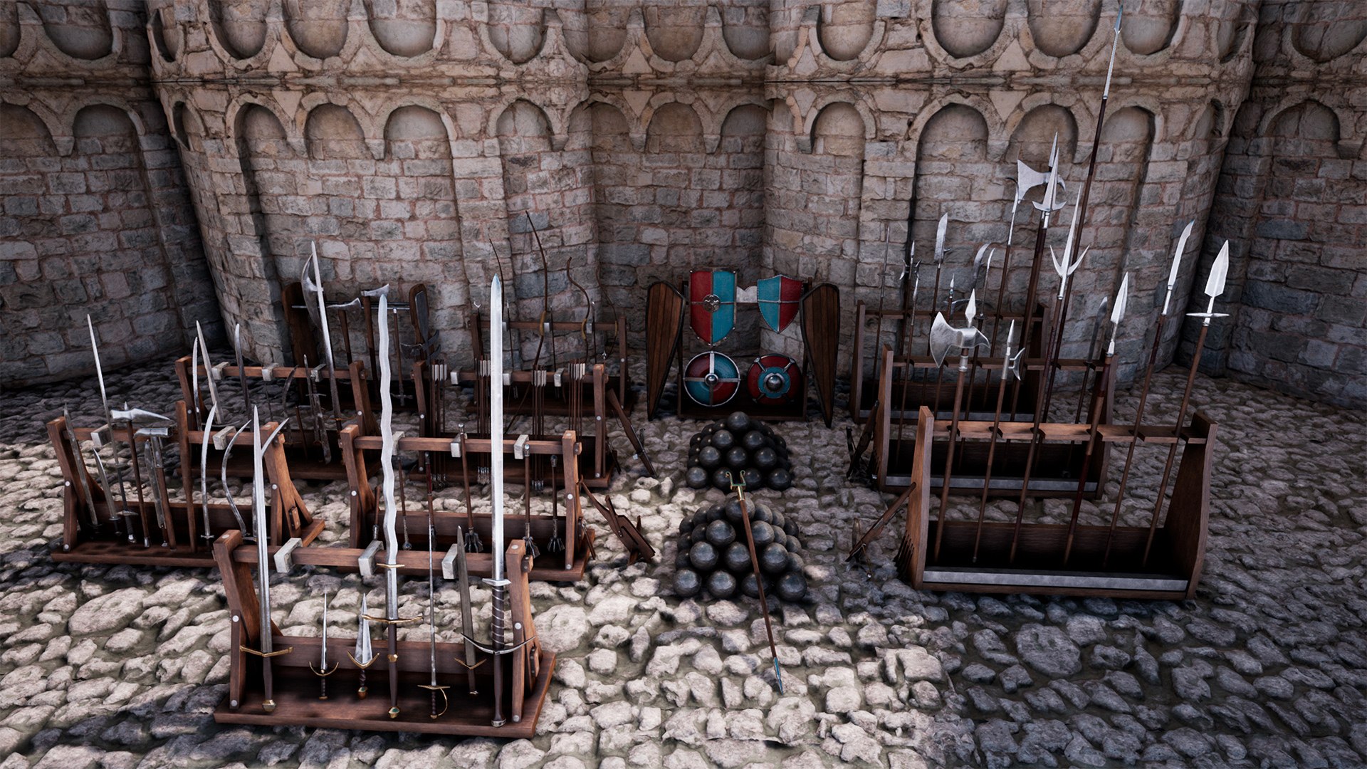 Ultimate Medieval Weapons Package 300 variations 3D model - TurboSquid ...