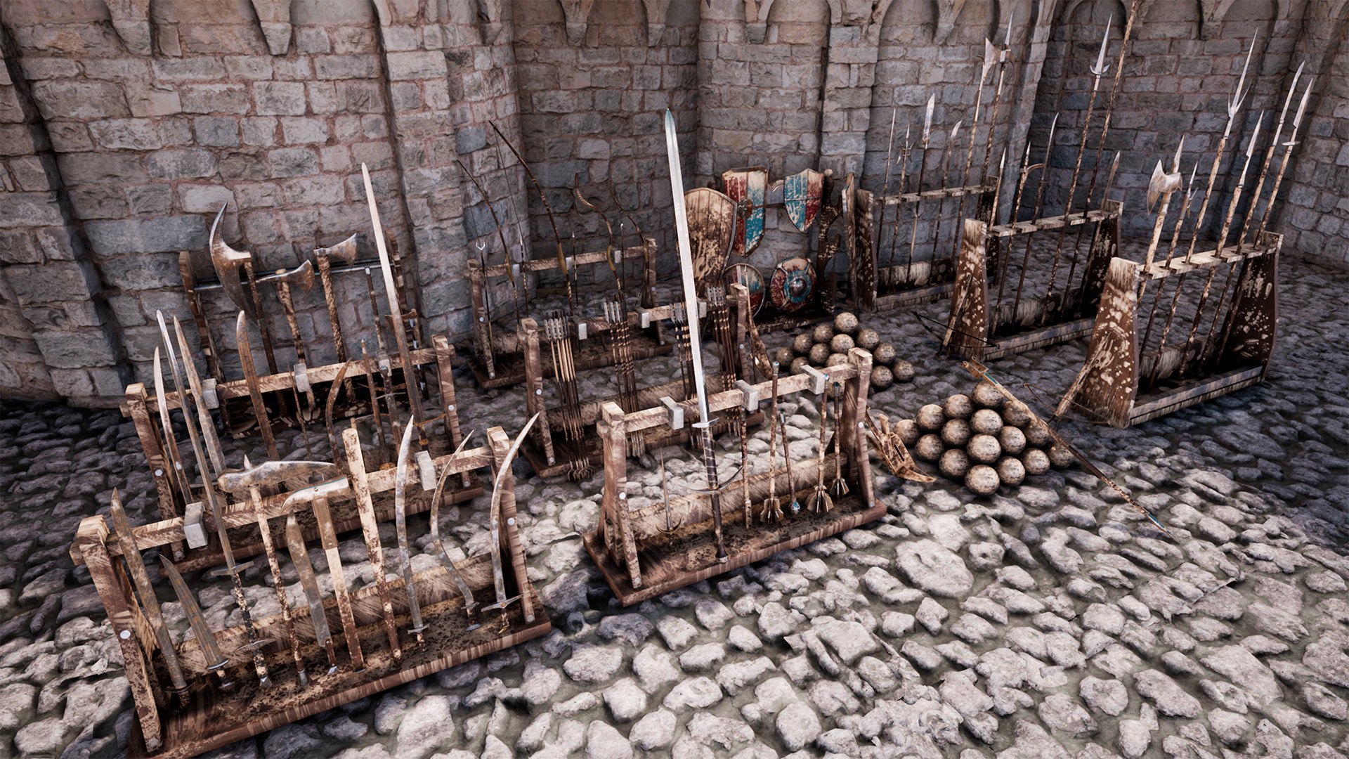 Ultimate Medieval Weapons Package 300 variations 3D model - TurboSquid ...