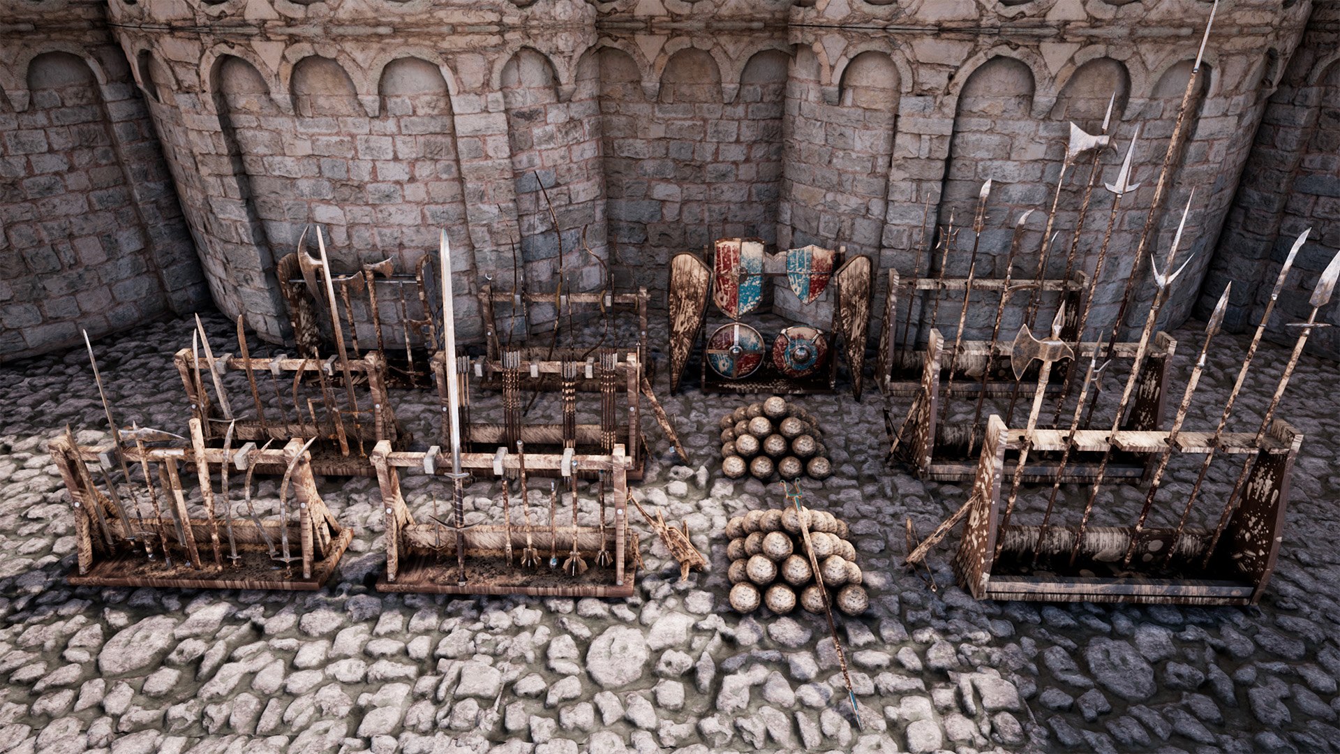 Ultimate Medieval Weapons Package 300 variations 3D model - TurboSquid ...