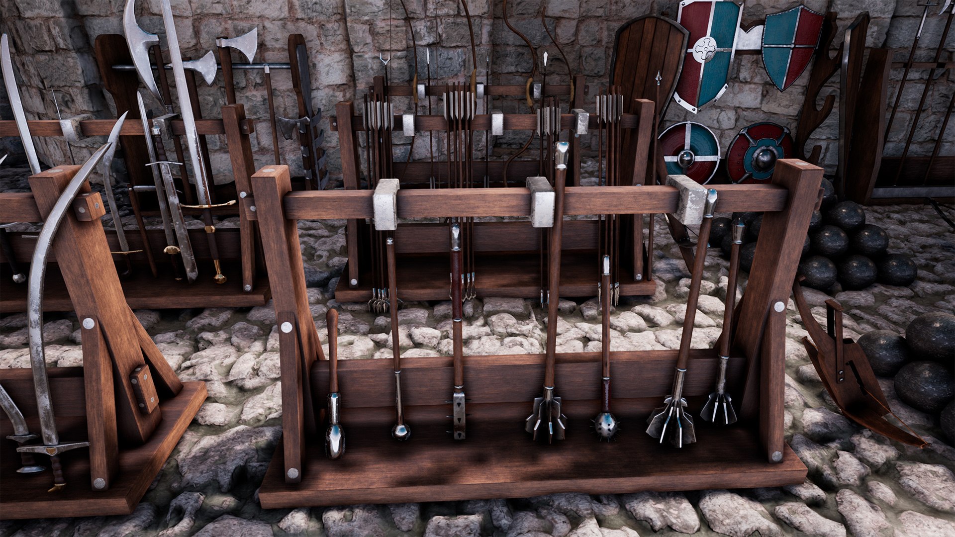 Ultimate Medieval Weapons Package 300 variations 3D model - TurboSquid ...