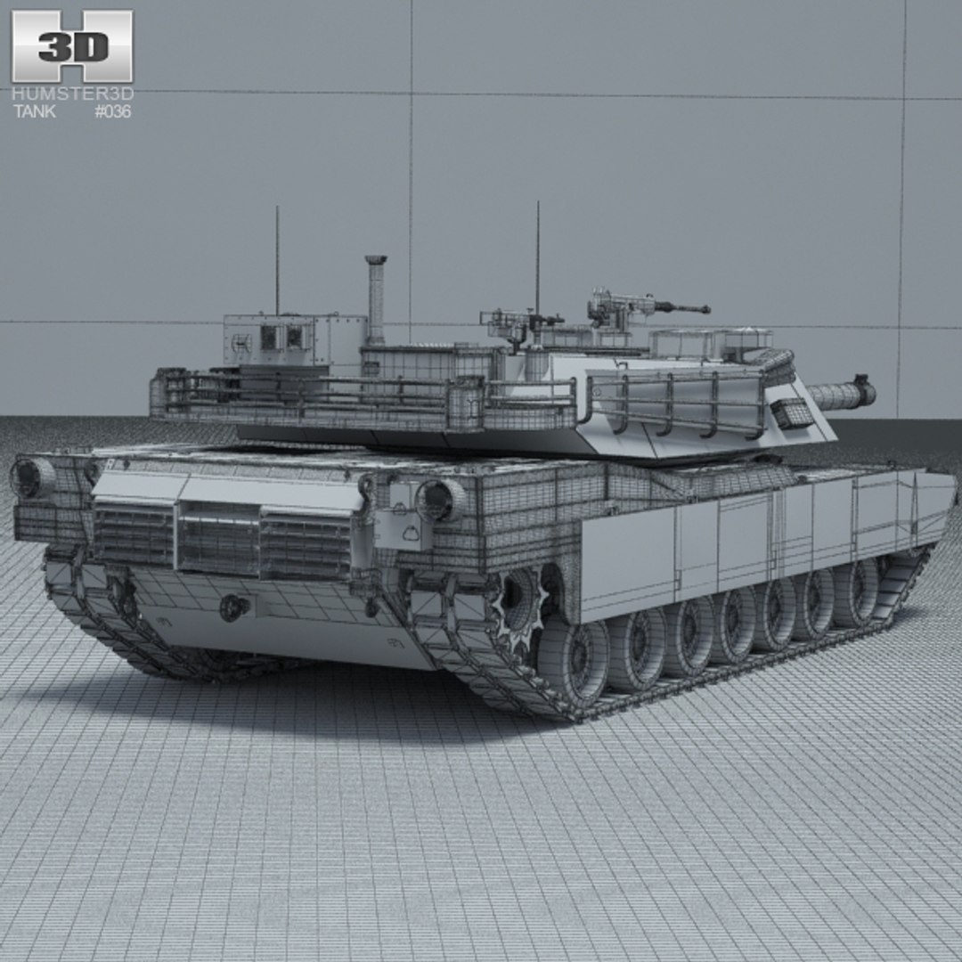 3D m1 abrams a1 model - TurboSquid 1205584