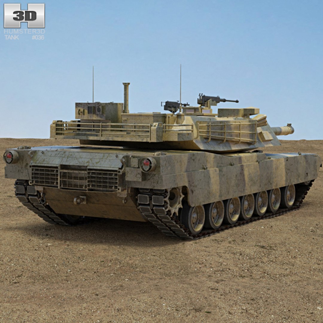3D m1 abrams a1 model - TurboSquid 1205584